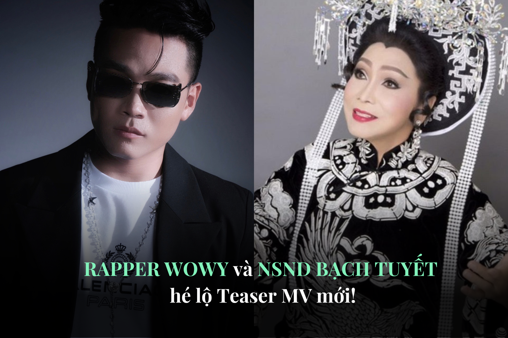 Rapper Wowy, NSND Bạch Tuyết tung MV sử dụng công nghệ AI