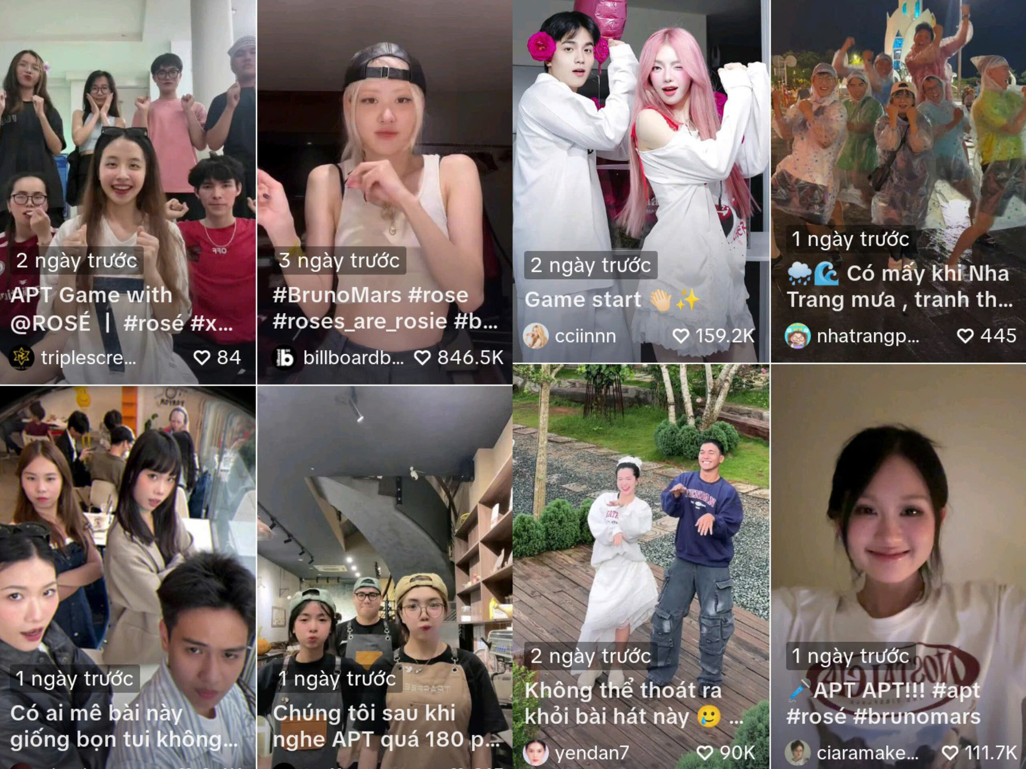 Ca khúc APT. của Rosé khuấy đảo TikTok bằng loạt trend mới