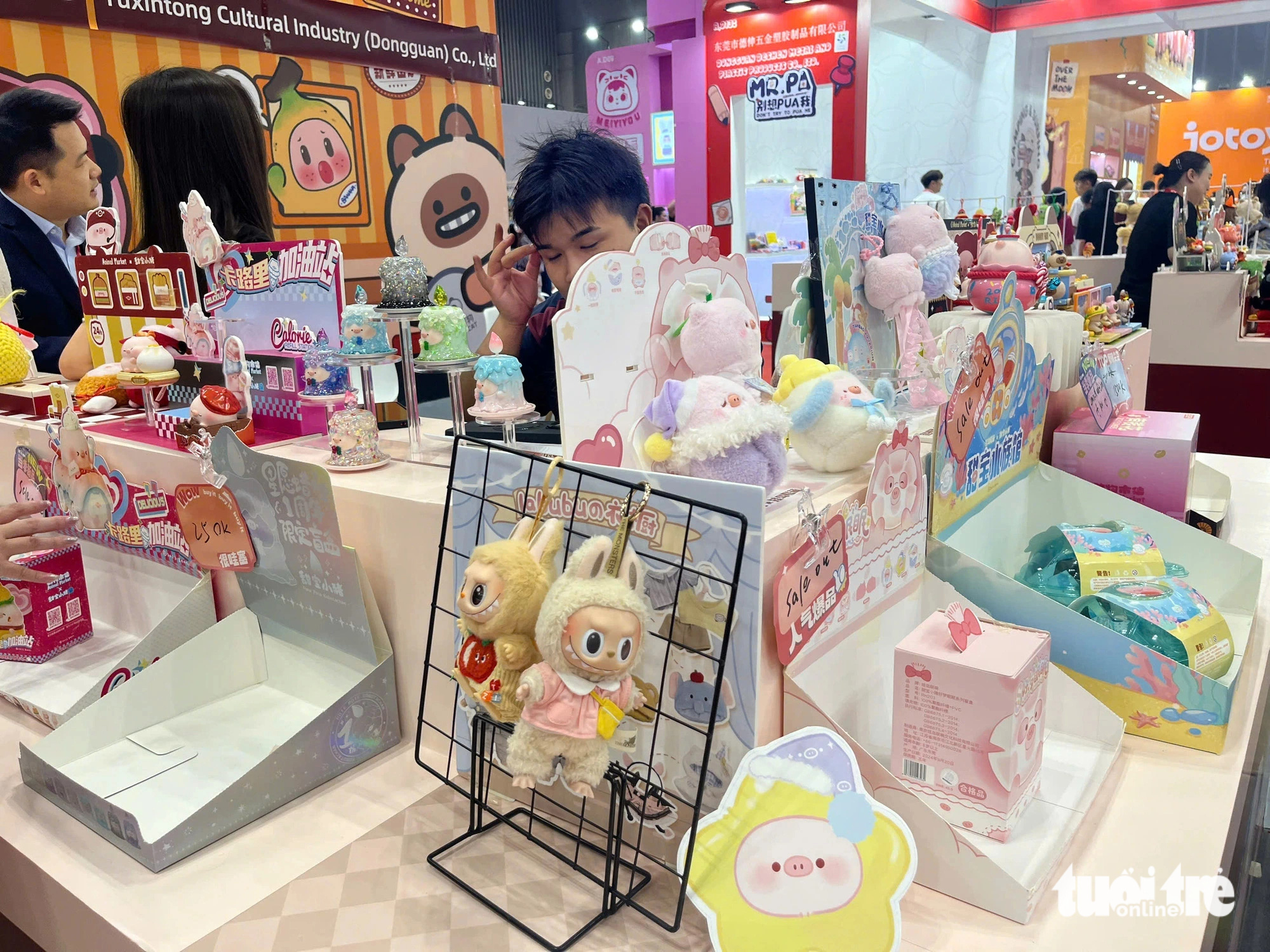 Cơn sốt Baby Three, Labubu 'đổ bộ' đến triển lãm quốc tế đồ chơi trẻ em ...