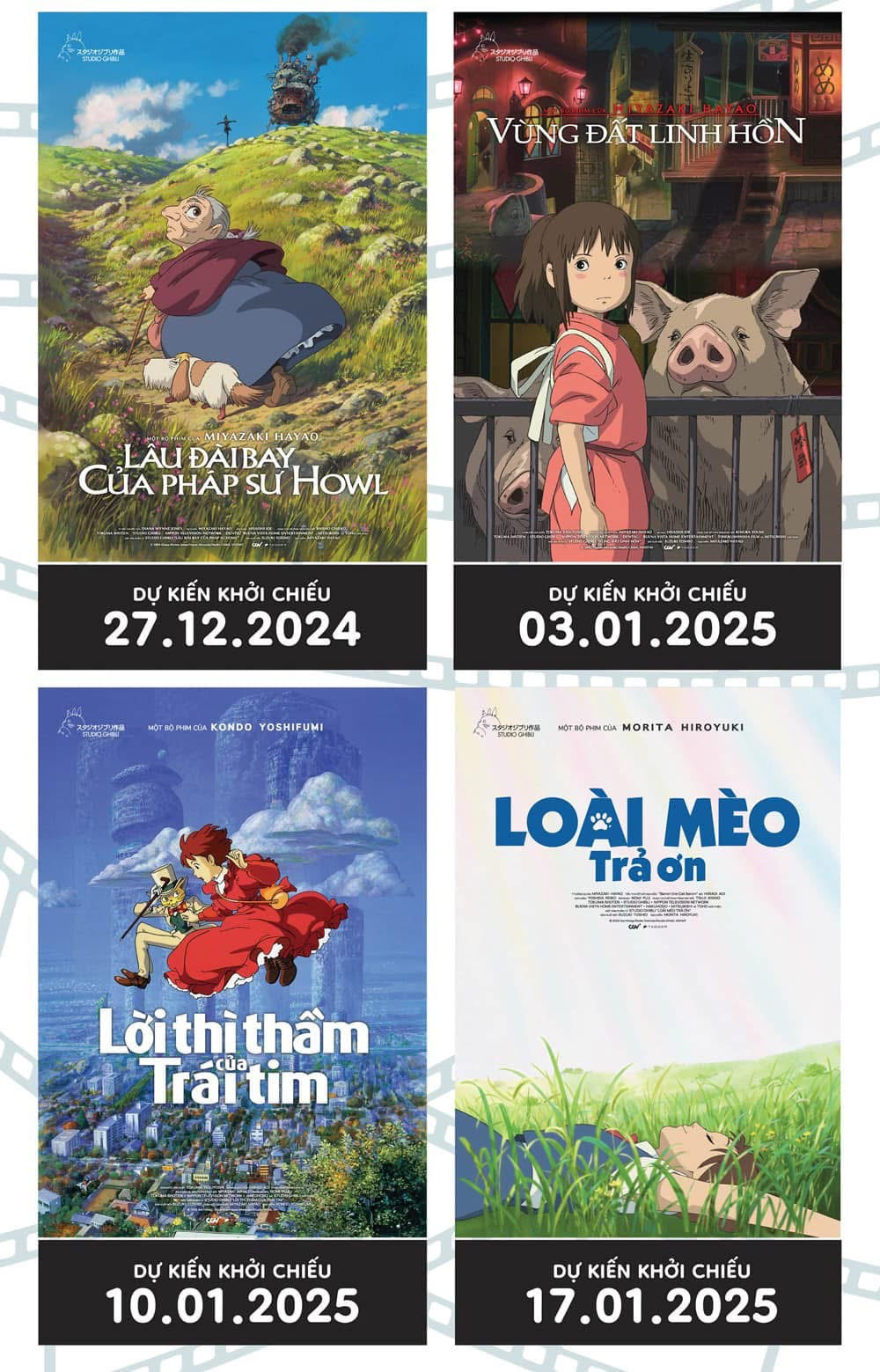 Trở về tuổi thơ với loạt phim hoạt hình Ghibli tại rạp Việt