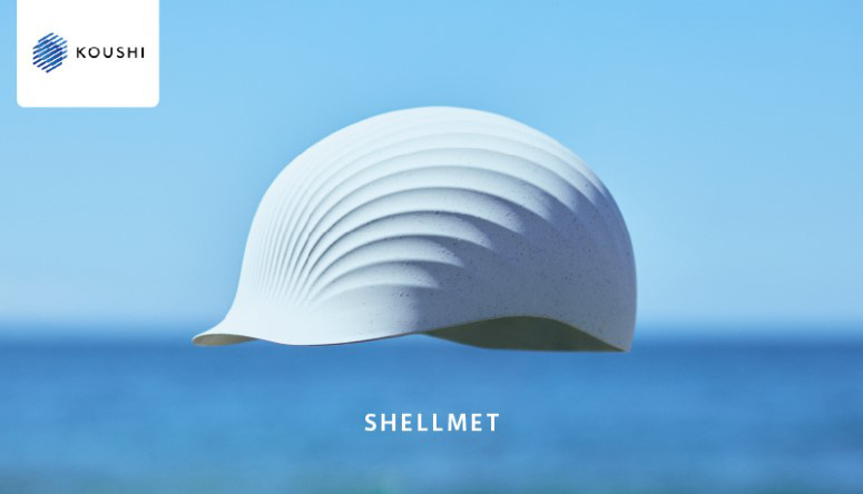 Mũ bảo hiểm từ vỏ sò và nhựa tái chế - Tuổi Trẻ Online