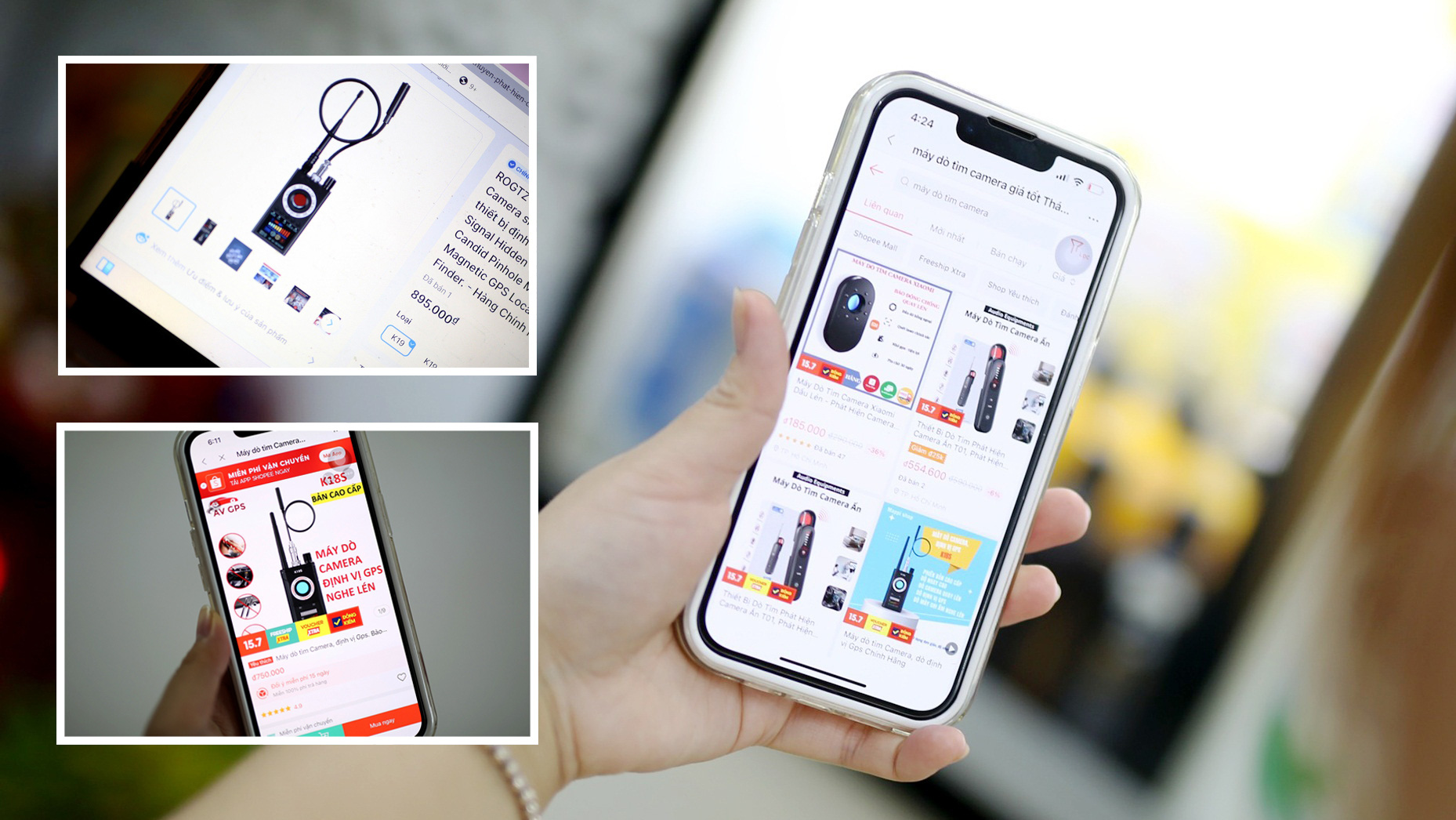 Máy dò camera quay lén mua giá nào cũng có, sao không thử dùng ...