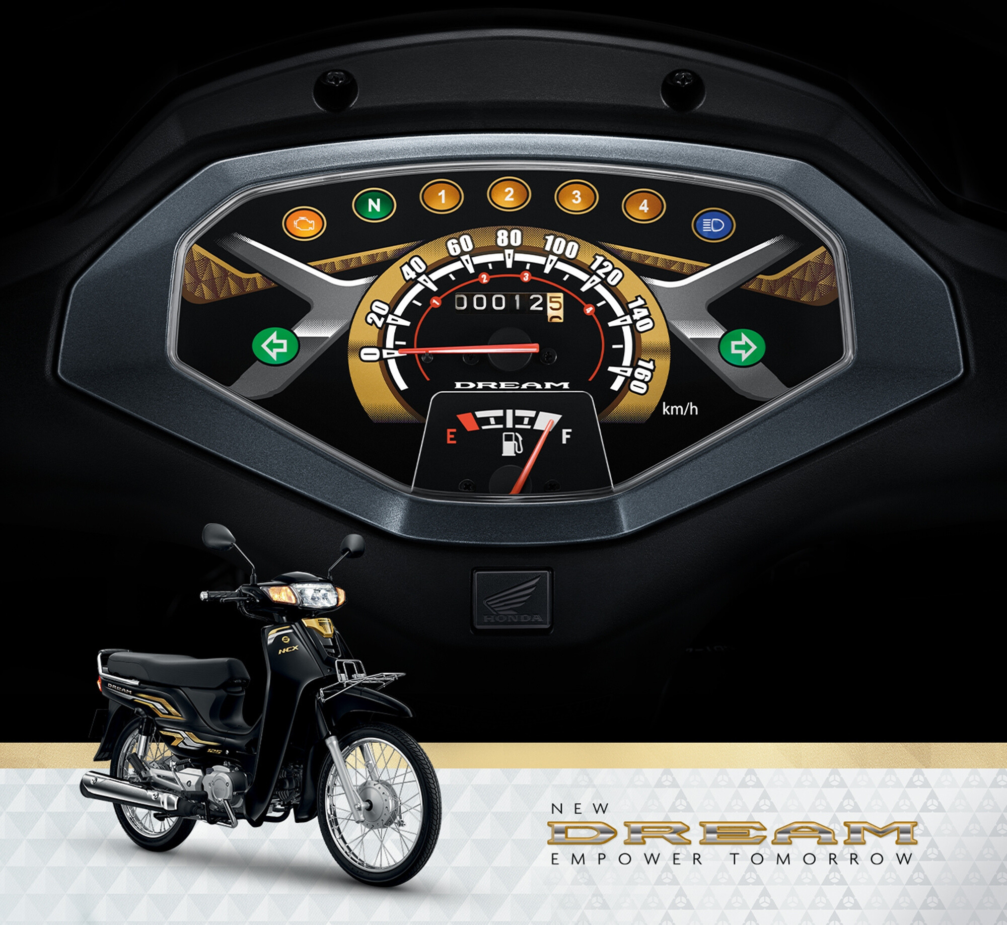 Honda Dream 2025 ra mắt: Tem mới, mặt đồng hồ mới, về Việt Nam dễ trên ...