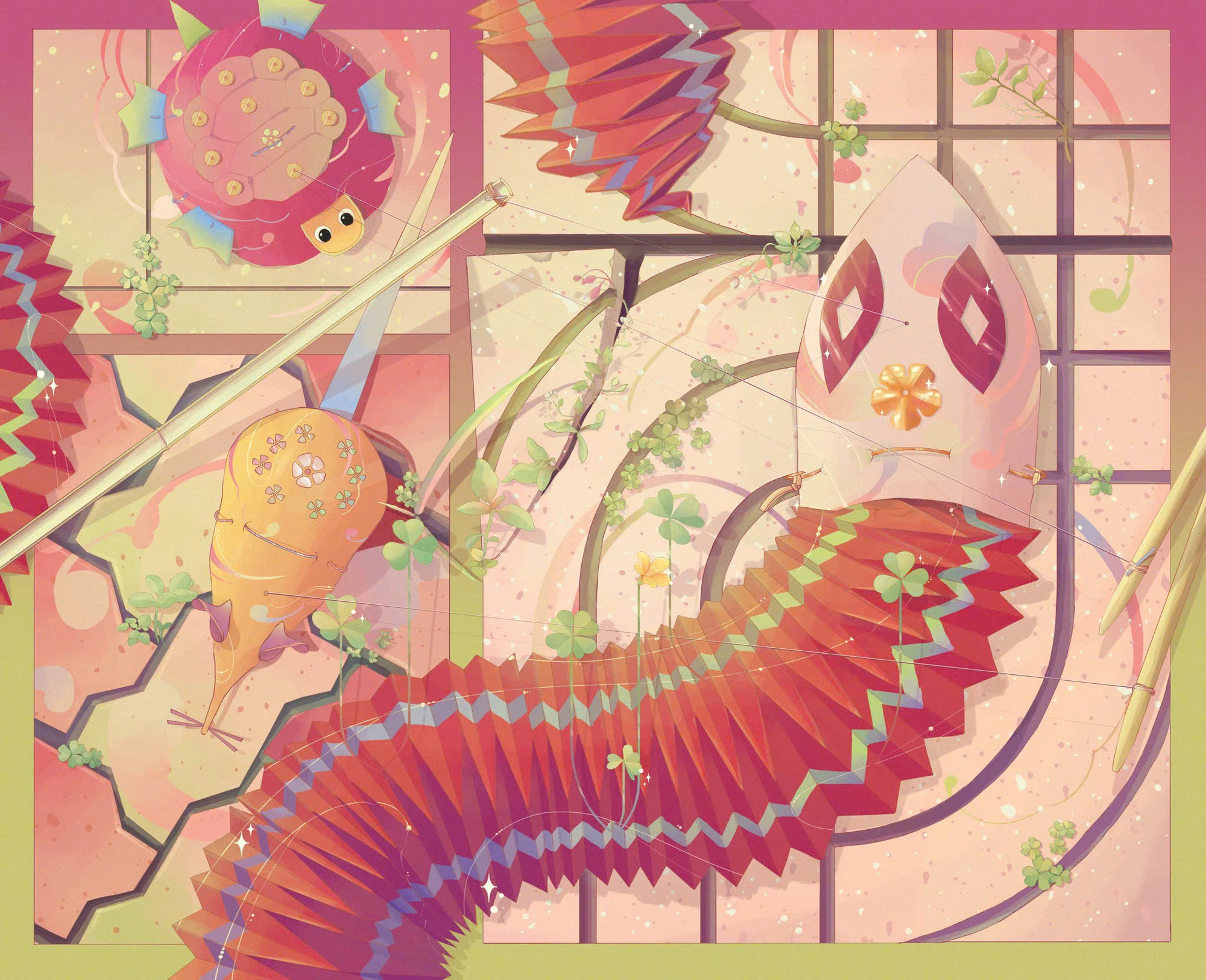 Loạt tranh vẽ con rắn sống động của nghệ sĩ Việt mừng Tết Ất Tỵ 2025