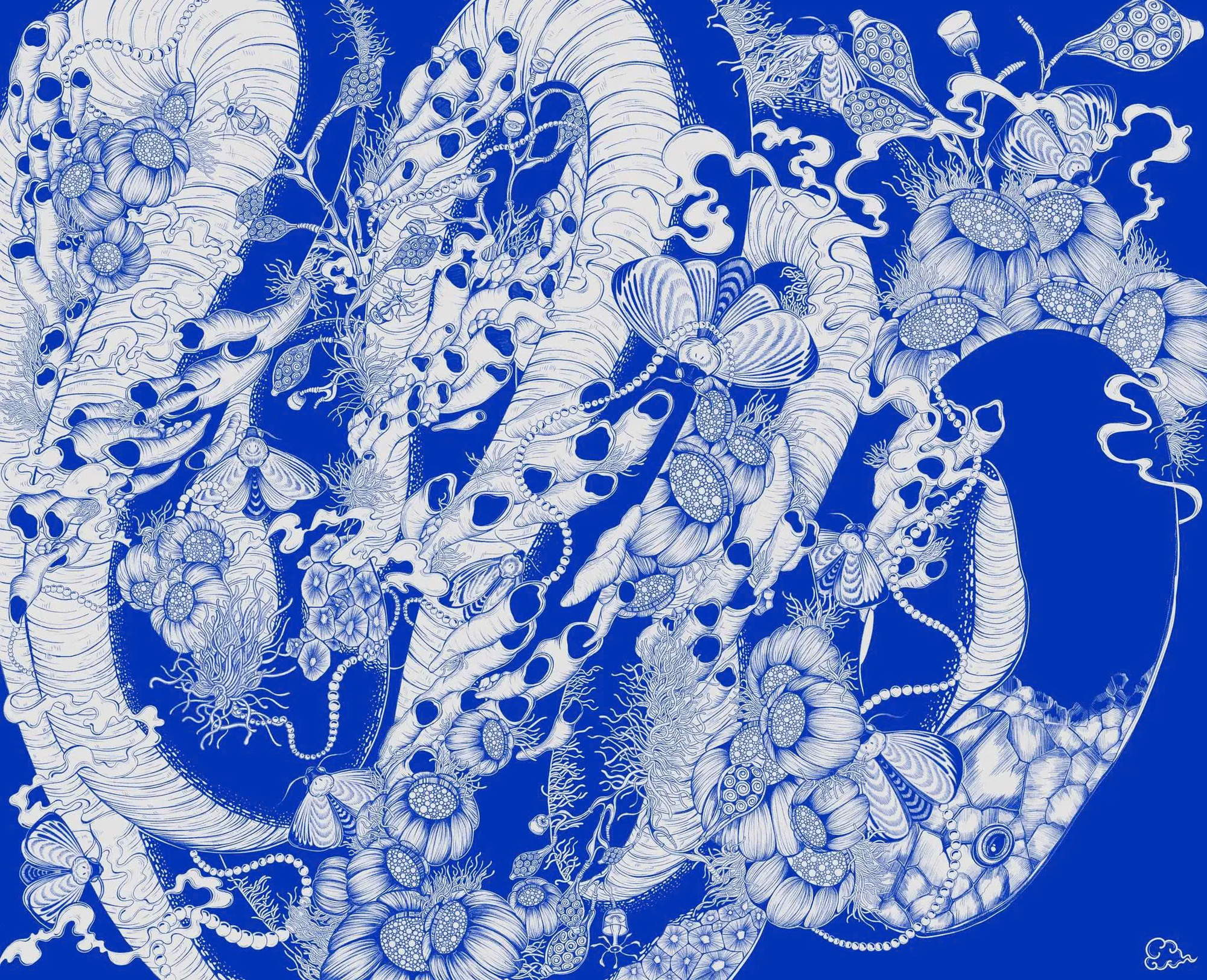 Loạt tranh vẽ con rắn sống động của nghệ sĩ Việt mừng Tết Ất Tỵ 2025