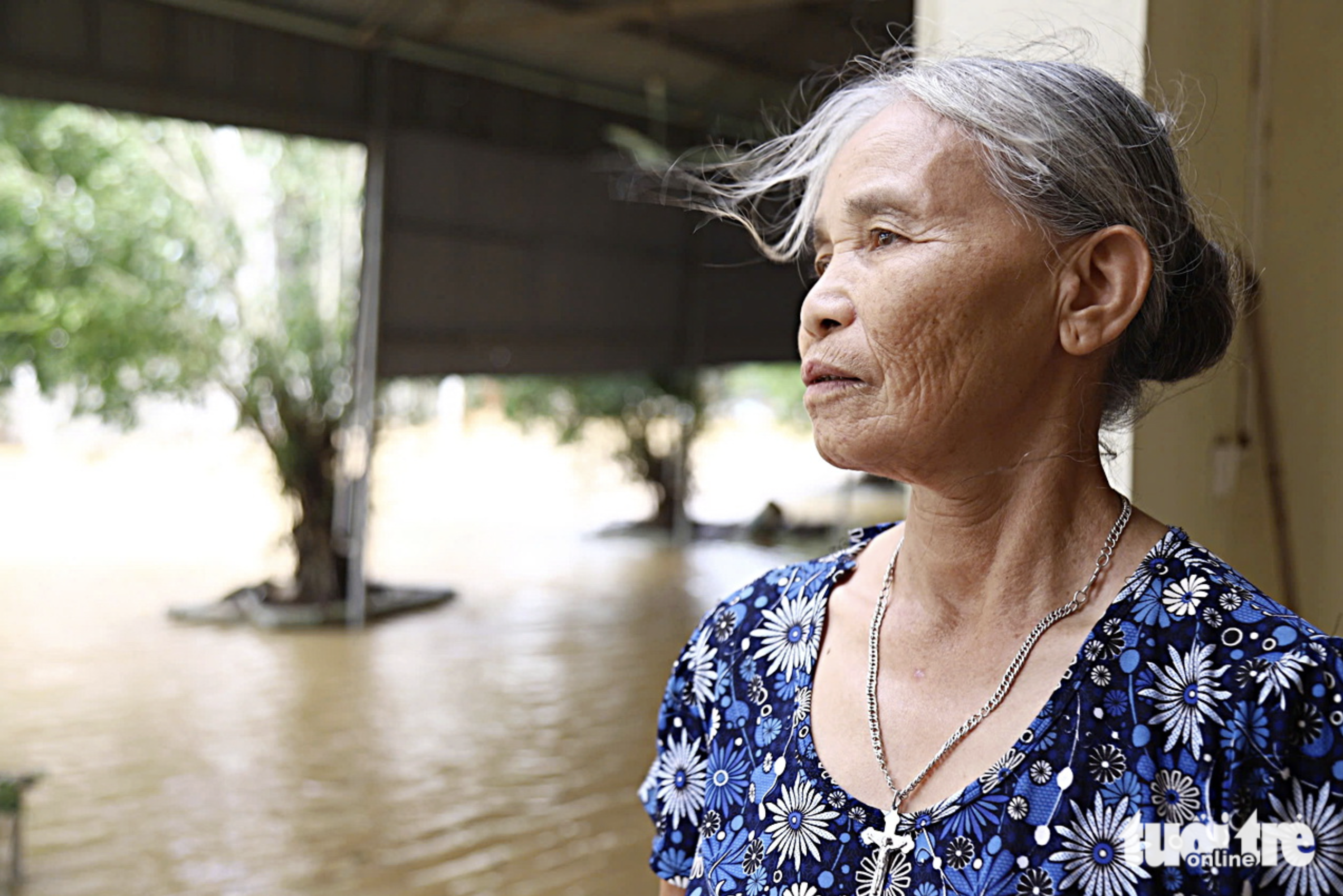 At 90, woman swims for life through fierce flood in Vietnam