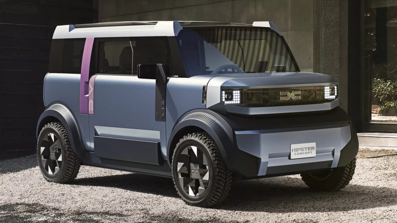 Ô tô điện mini dùng điện thoại thay màn giải trí, như Defender thu nhỏ ...