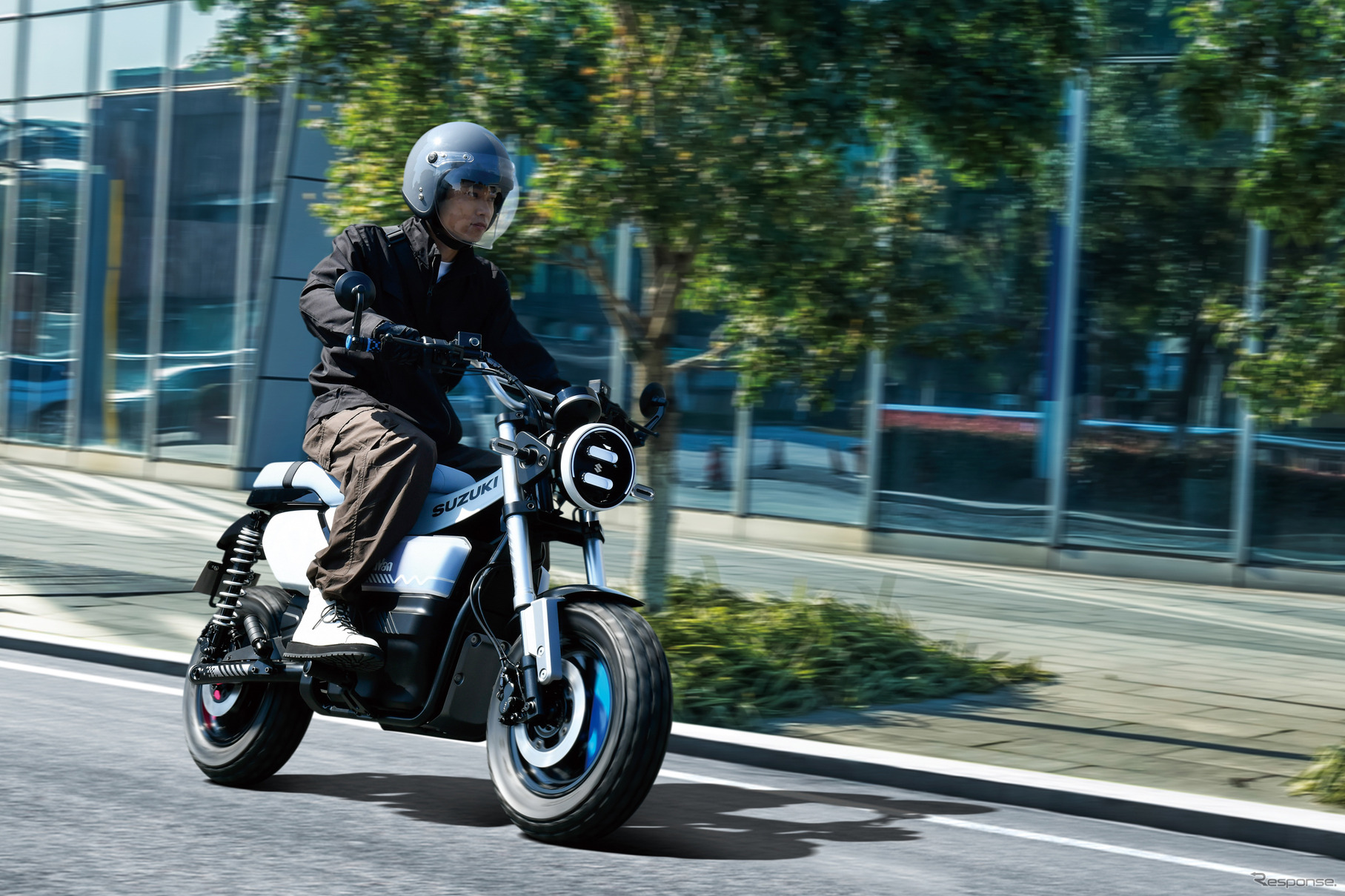 Xe máy điện Suzuki cho dân chơi: Dáng như Honda Monkey, Yamaha PG-1, có ABS - Tuổi Trẻ Online