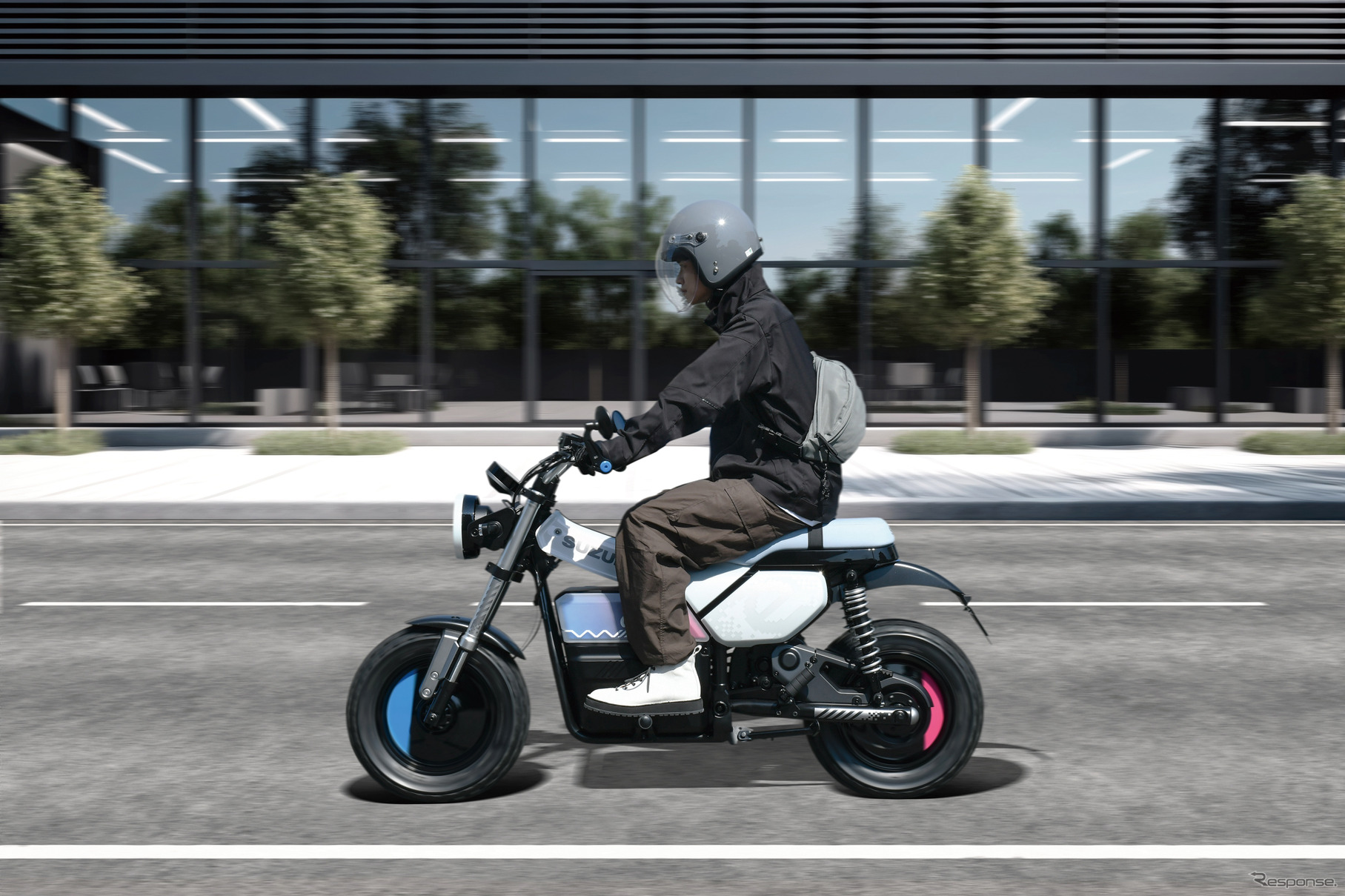 Xe máy điện Suzuki cho dân chơi: Dáng như Honda Monkey, Yamaha PG-1, có ABS - Tuổi Trẻ Online