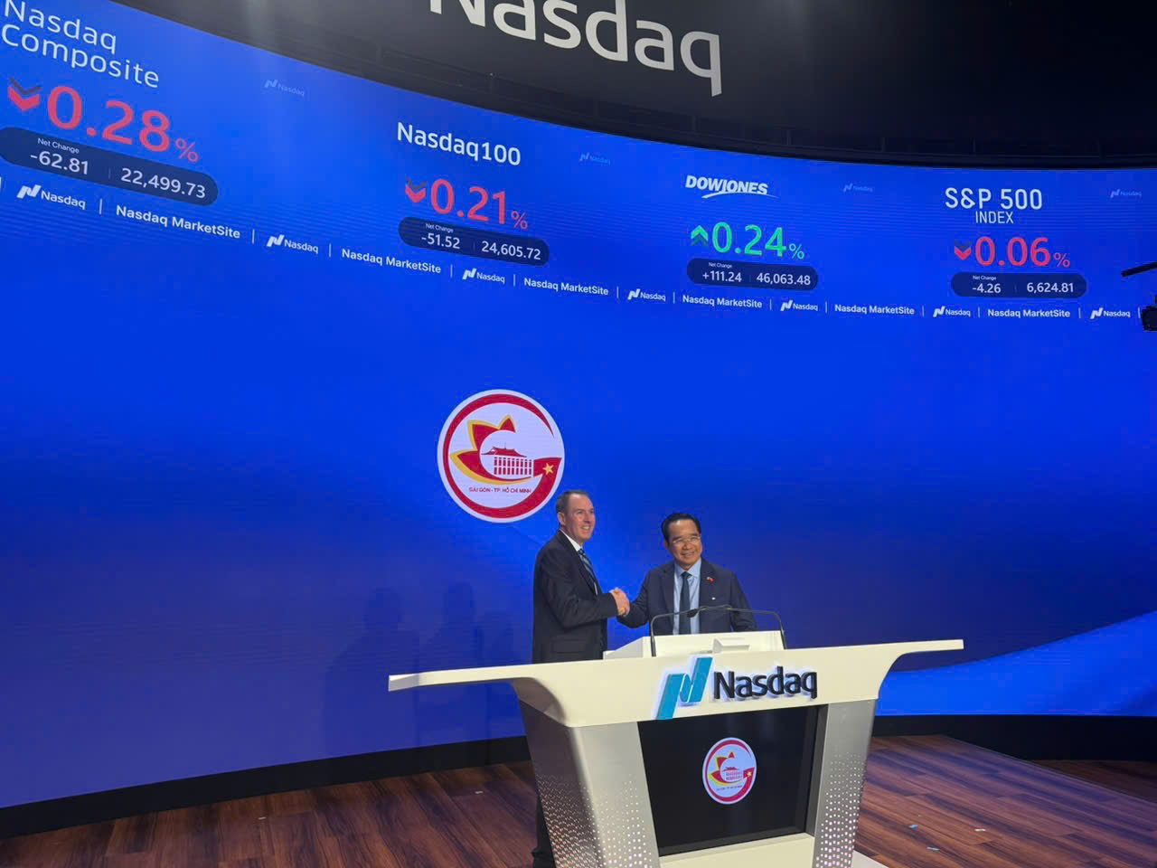Ho Chi Minh City signs MoU with Nasdaq to develop Vietnam's int'l financial center