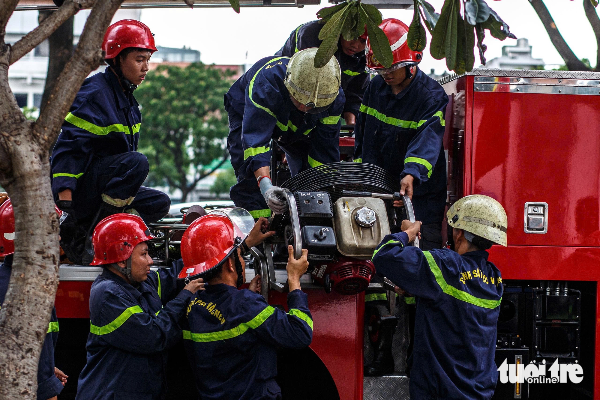 Incendio en un apartamento en el barrio de Khanh Hoi: se rescató a dos ...