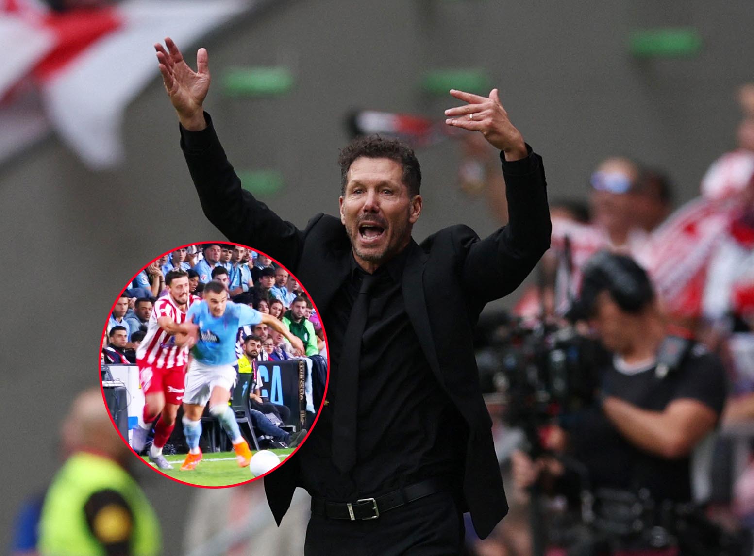 HLV Diego Simeone của Atletico Madrid lại gây ‘bão’ bên đường pitch ...