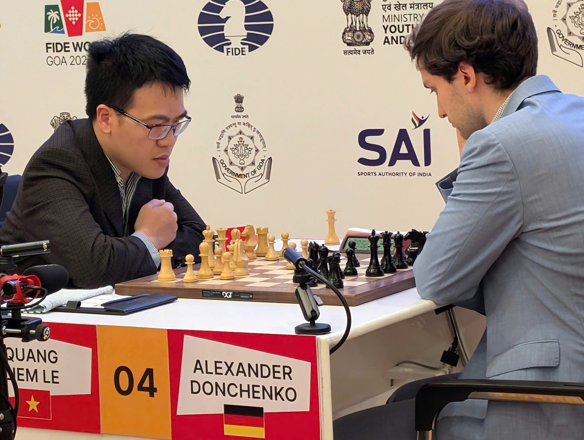 Lê Quang Liêm bước vào loạt tie break đầu tiên tại World Cup cờ vua ...