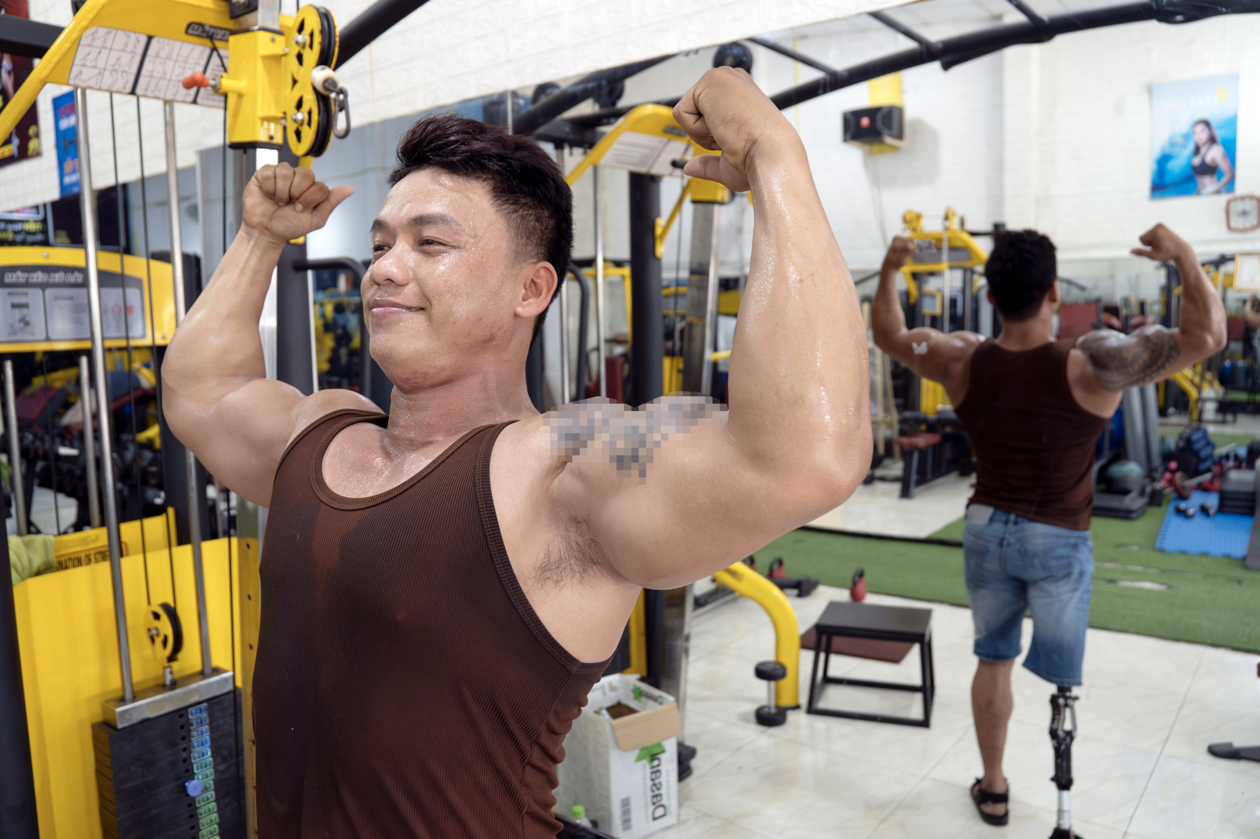 One leg, unbreakable will: Vietnamese bodybuilder redefines strength
