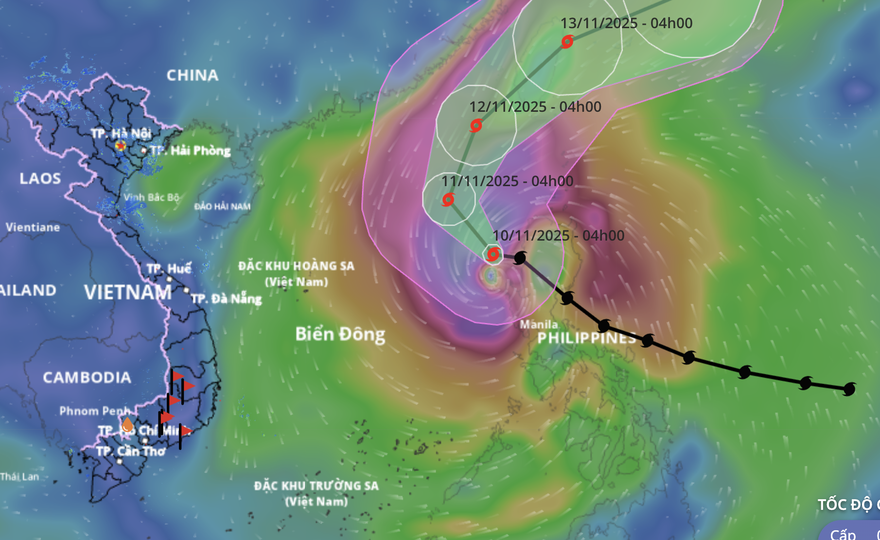 Bão Phượng Hoàng vào Biển Đông, trở thành cơn bão số 14 - Tuổi Trẻ Online