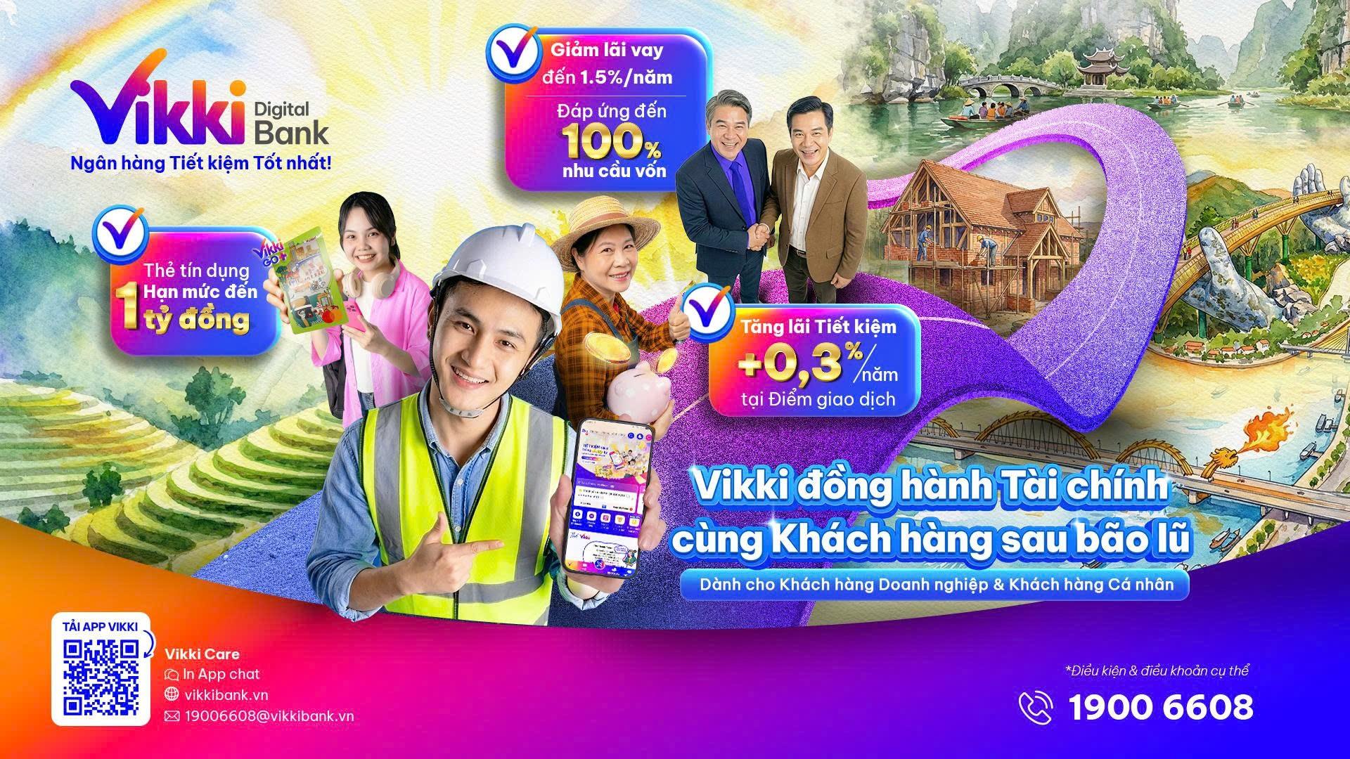 Vikki Bank hỗ trợ tài chính cho bà con vùng lũ - Tuổi Trẻ Online