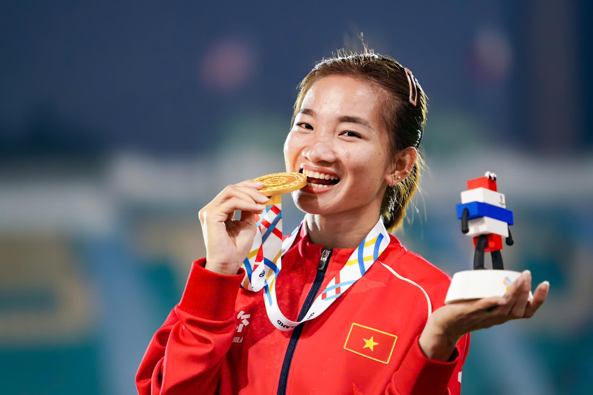 Nguyễn Thị Oanh đặt chân vào 'ngôi đền huyền thoại' của SEA Games