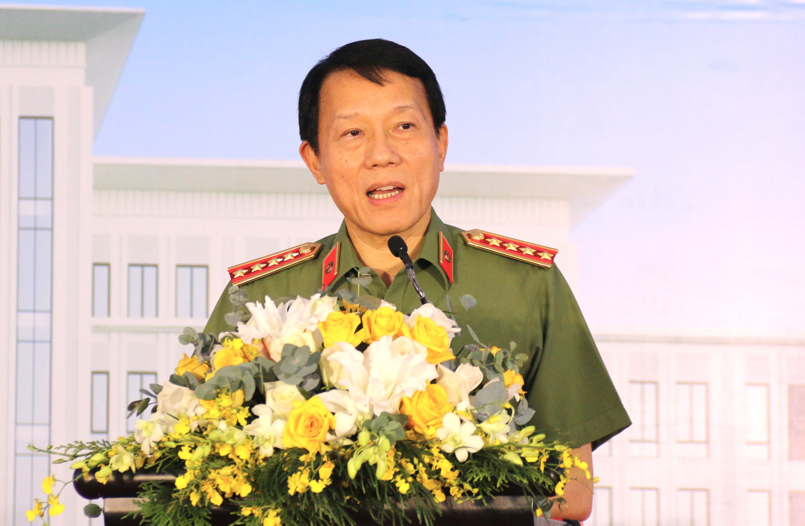 General Luong Tam Quang attended the groundbreaking ceremony for the ...