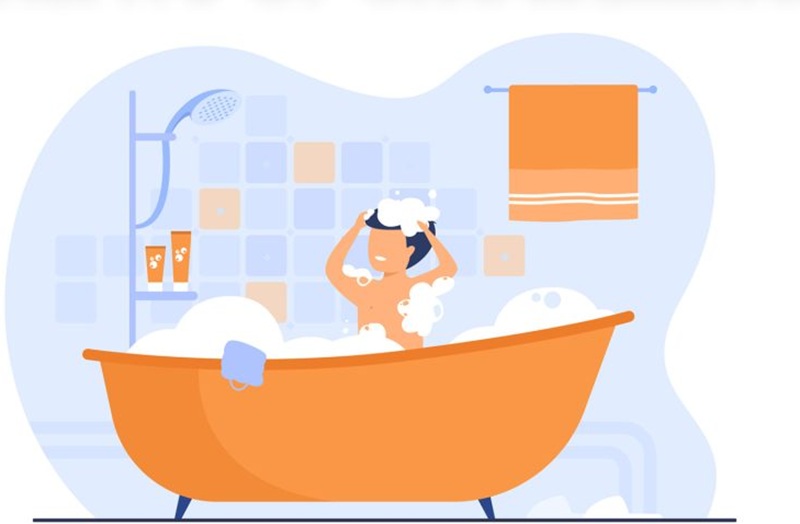 Investigación científica: ¿Ducharse o sumergirse en el baño es más limpio?