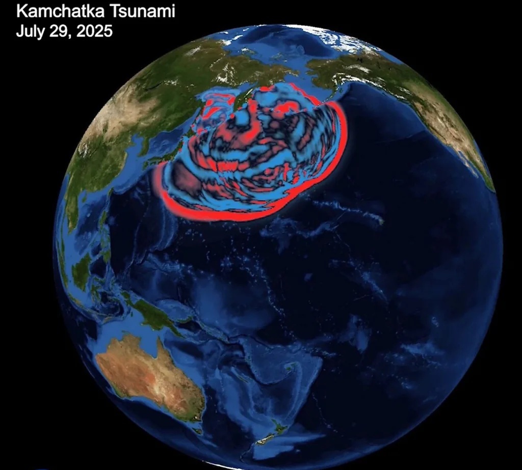 Satellite 'caught' giant tsunami in the Pacific Ocean, discovered ...