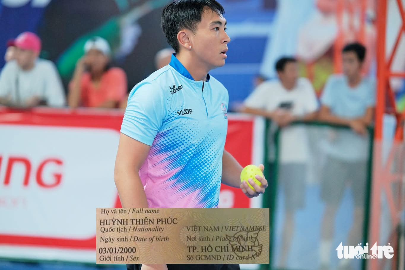Phuc Huynh is suspected of winning the National Pickleball Championship