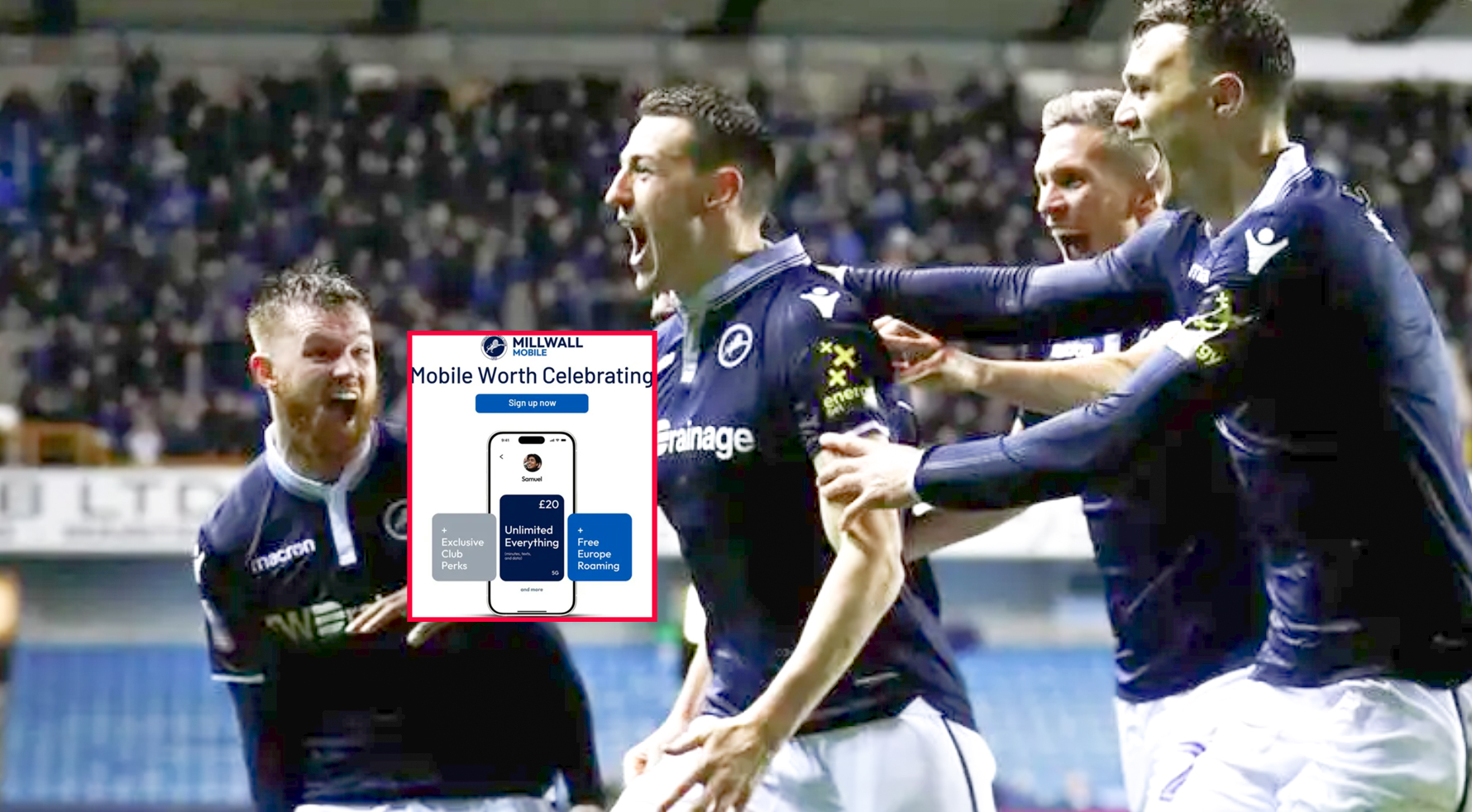 Millwall ra mắt mạng di động khiến CĐV tưởng cá tháng tư đến sớm - Tuổi ...