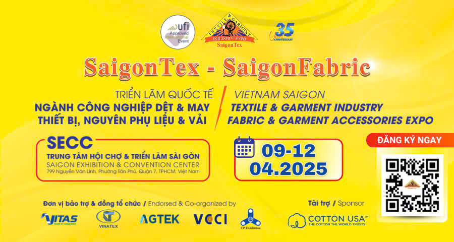 Triển lãm SaigonTex - SaigonFabric 2025: Kết nối toàn cầu, thúc đẩy ...