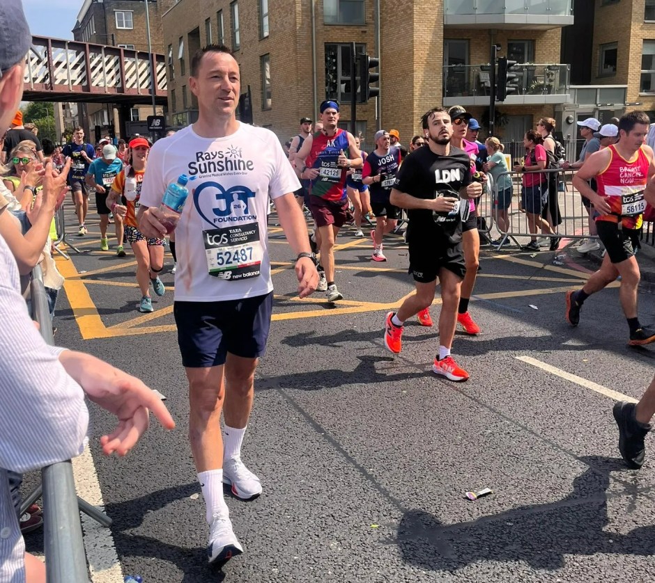 Como superestrella del fútbol, John Terry admite que correr un maratón ...