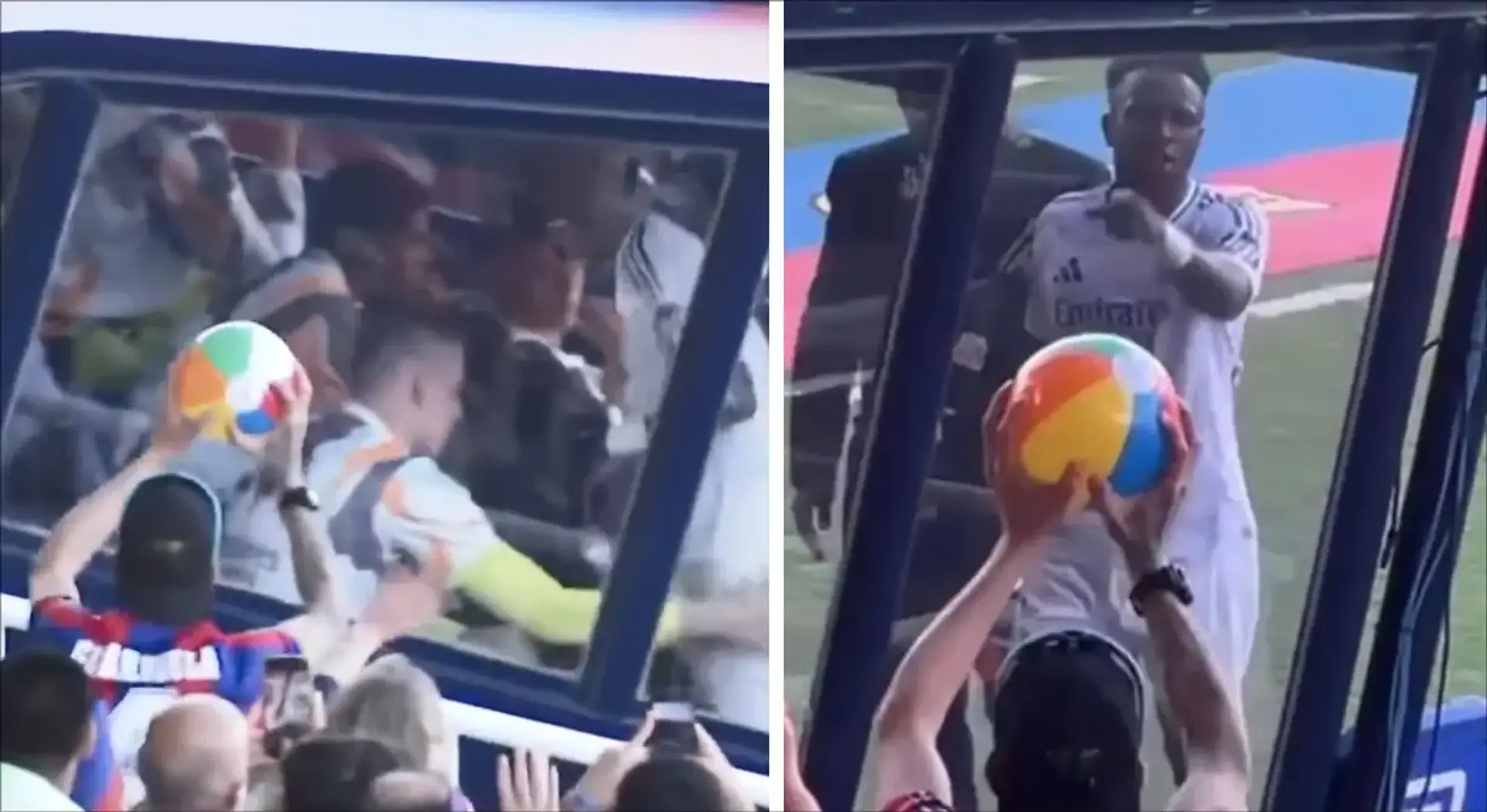 Vinicius angry when Barca fans mocked him as 'Beach Ball'
