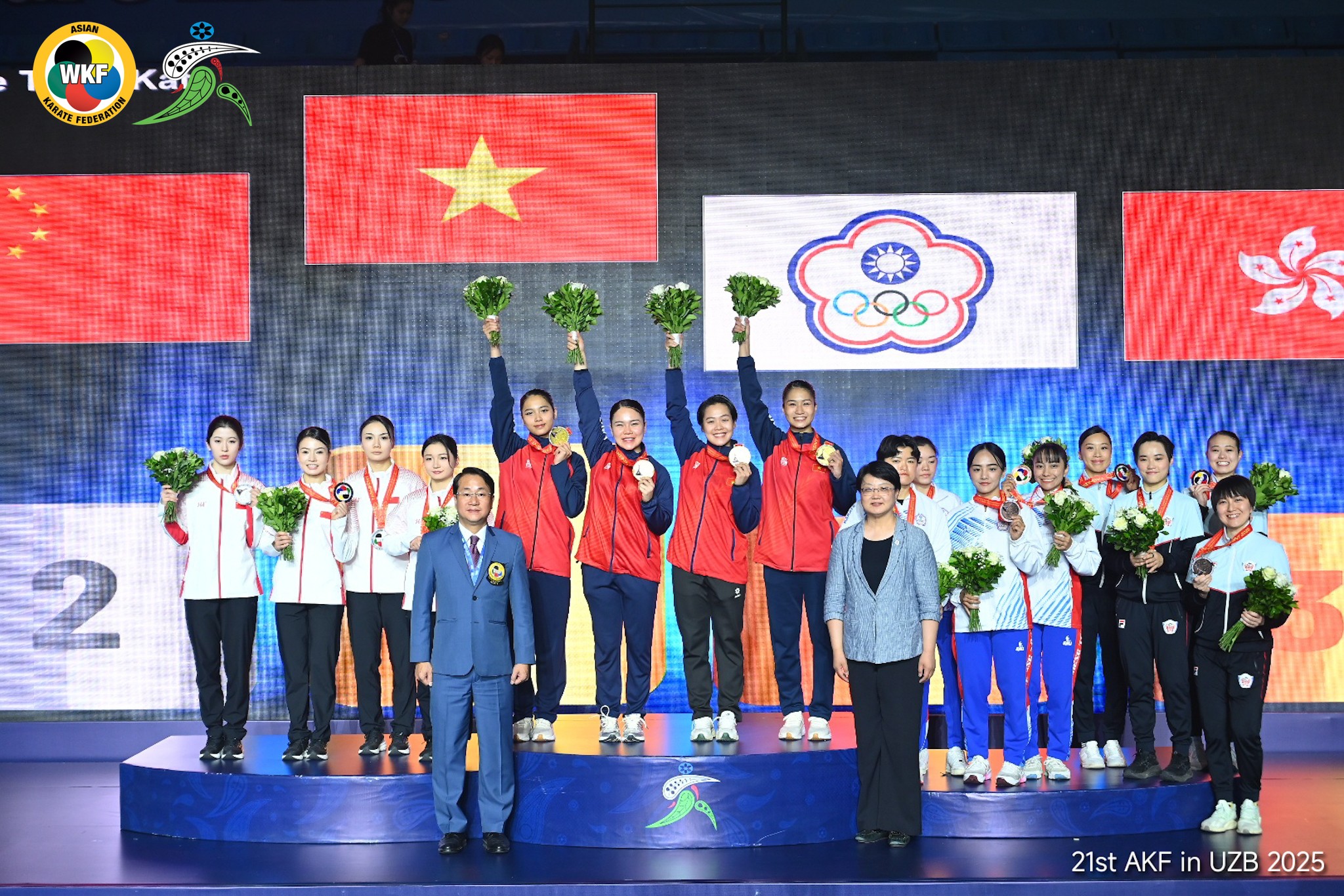 Vietnam Karate excelled in winning 3 Asian gold medals