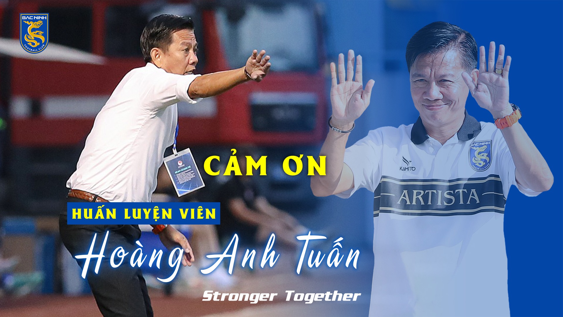 Bac Ninh Club fired coach Hoang Anh Tuan after 3 months