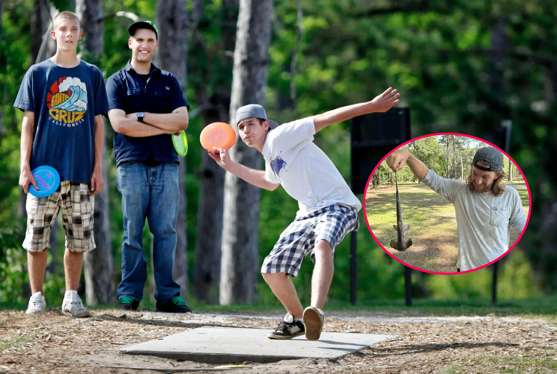 Cá mập đầu búa bất ngờ ‘hạ cánh’ trên sân disc golf - Tuổi Trẻ Online