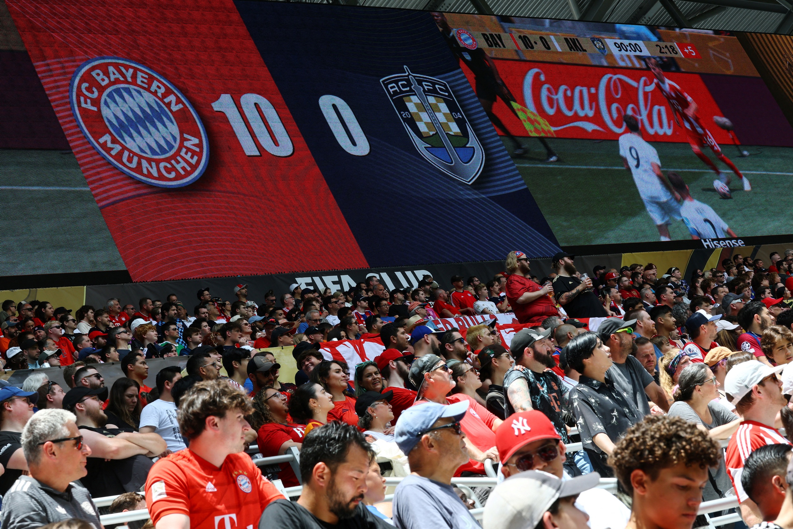Auckland City suffered a 0-10 defeat against Bayern Munich, falling ...