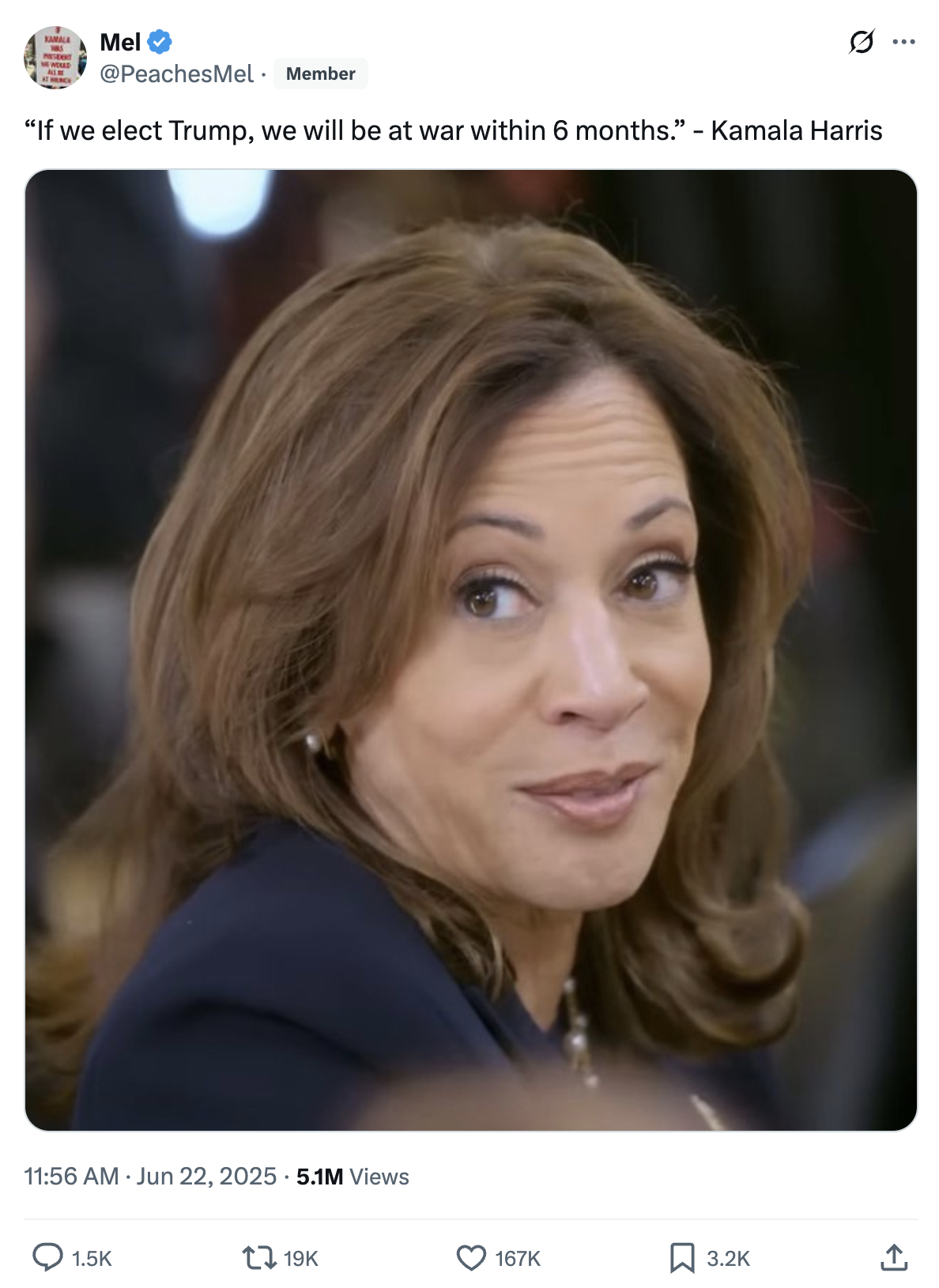 Bà Harris nói chiến tranh sẽ xảy ra nếu ông Trump làm tổng thống? - Tuổi Trẻ Online