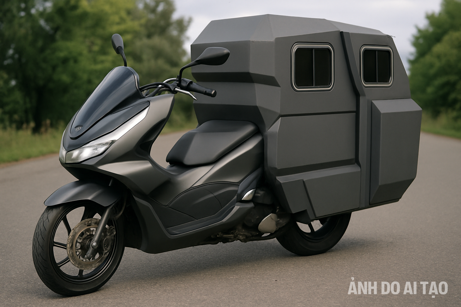 Nhà di động mini độc đáo từ xe máy Honda PCX - Tuổi Trẻ Online