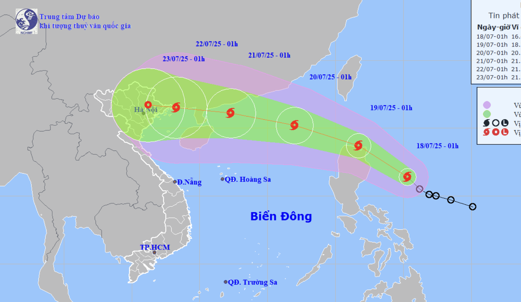 Áp thấp nhiệt đới mạnh lên thành bão Wipha, khả năng vào Biển Đông - Tuổi Trẻ Online
