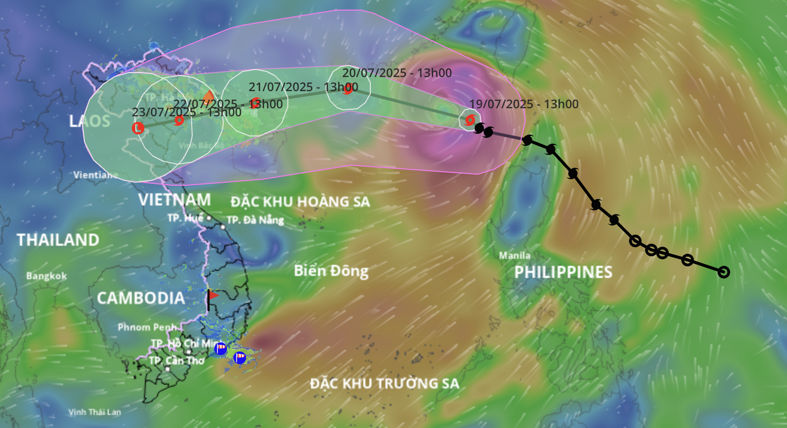 Tình hình thời tiết Hà Nội và Bắc Bộ khi bão số 3 mạnh lên