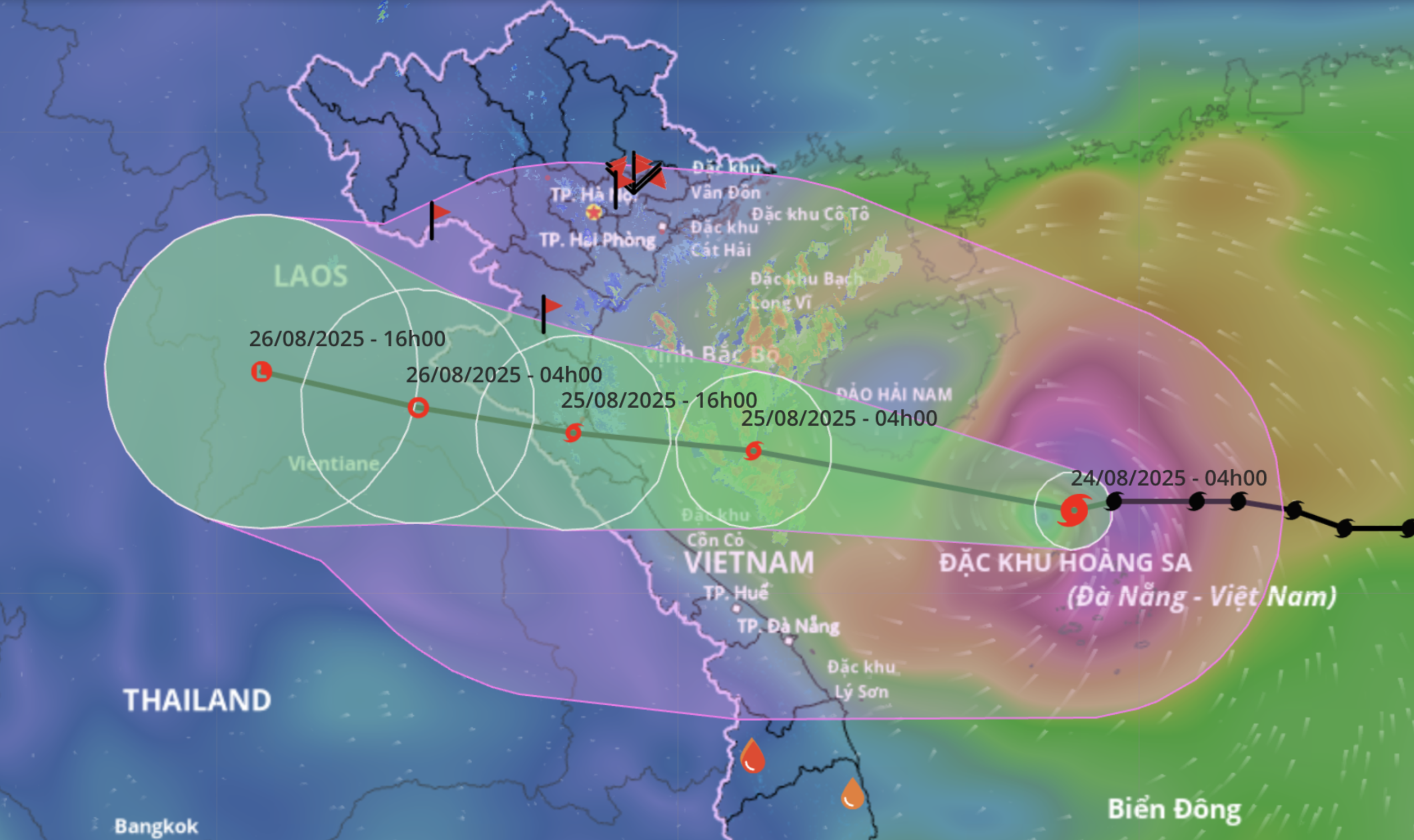 Storm Kajiki forecast to make landfall in Vietnam on Monday