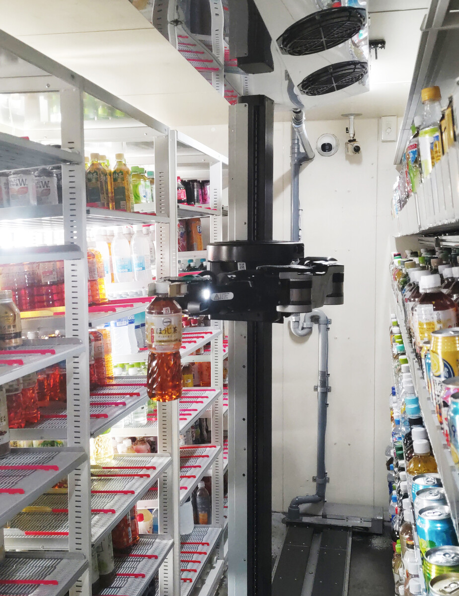 Seven-Eleven shows robots stocking shelves, doing cleaning