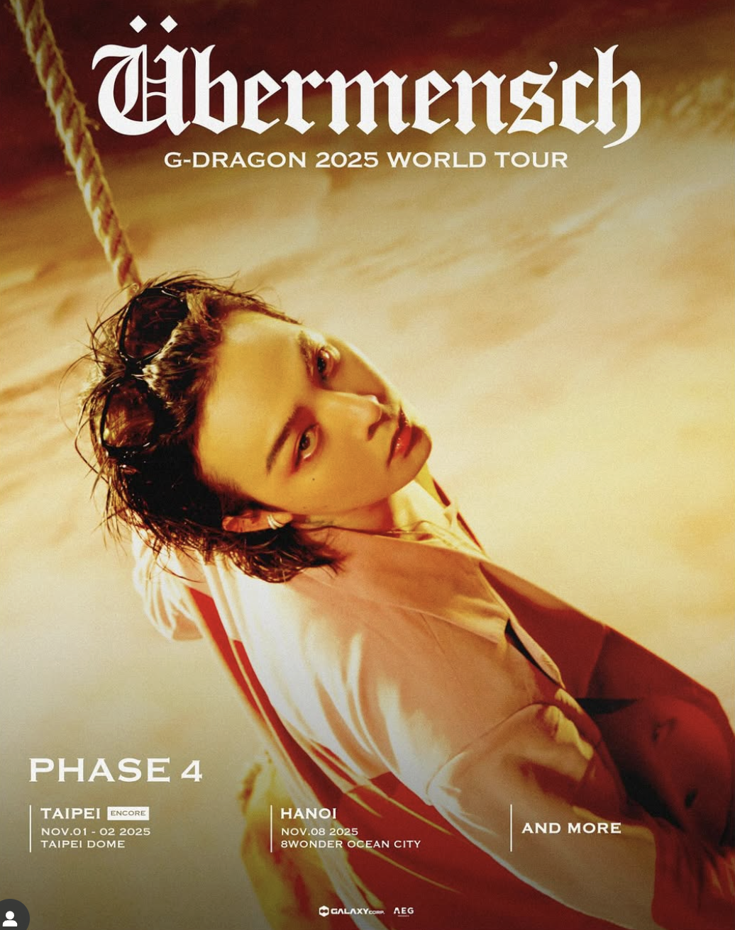 G-Dragon concert in Hanoi sells out in 30 minutes