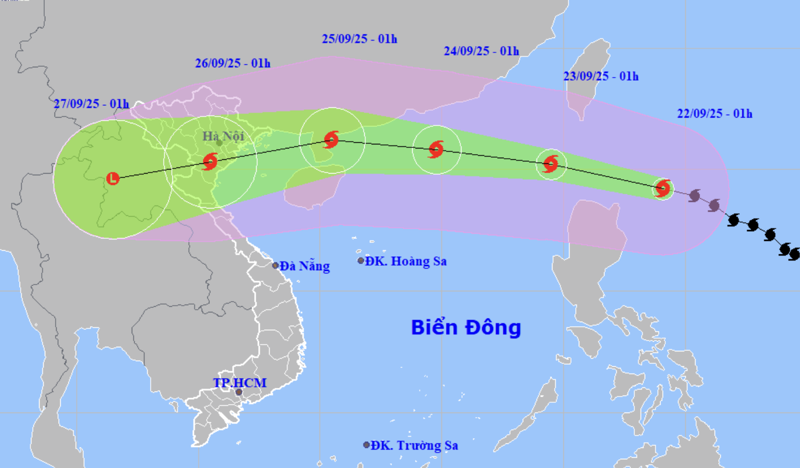 Siêu bão Ragasa tăng cấp th:ần t:ốc vượt bão Yagi vào biển Đông tối nay ...
