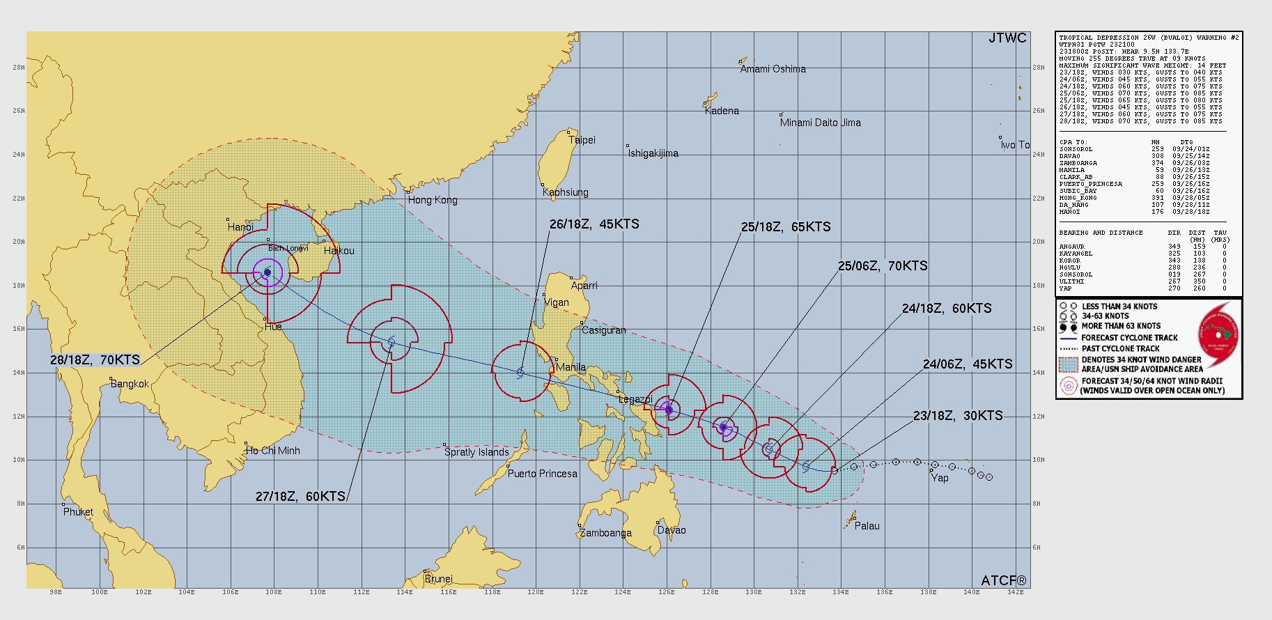 Bão Bualoi vừa hình thành, dự báo 3 ngày nữa vào Biển Đông - Tuổi Trẻ ...