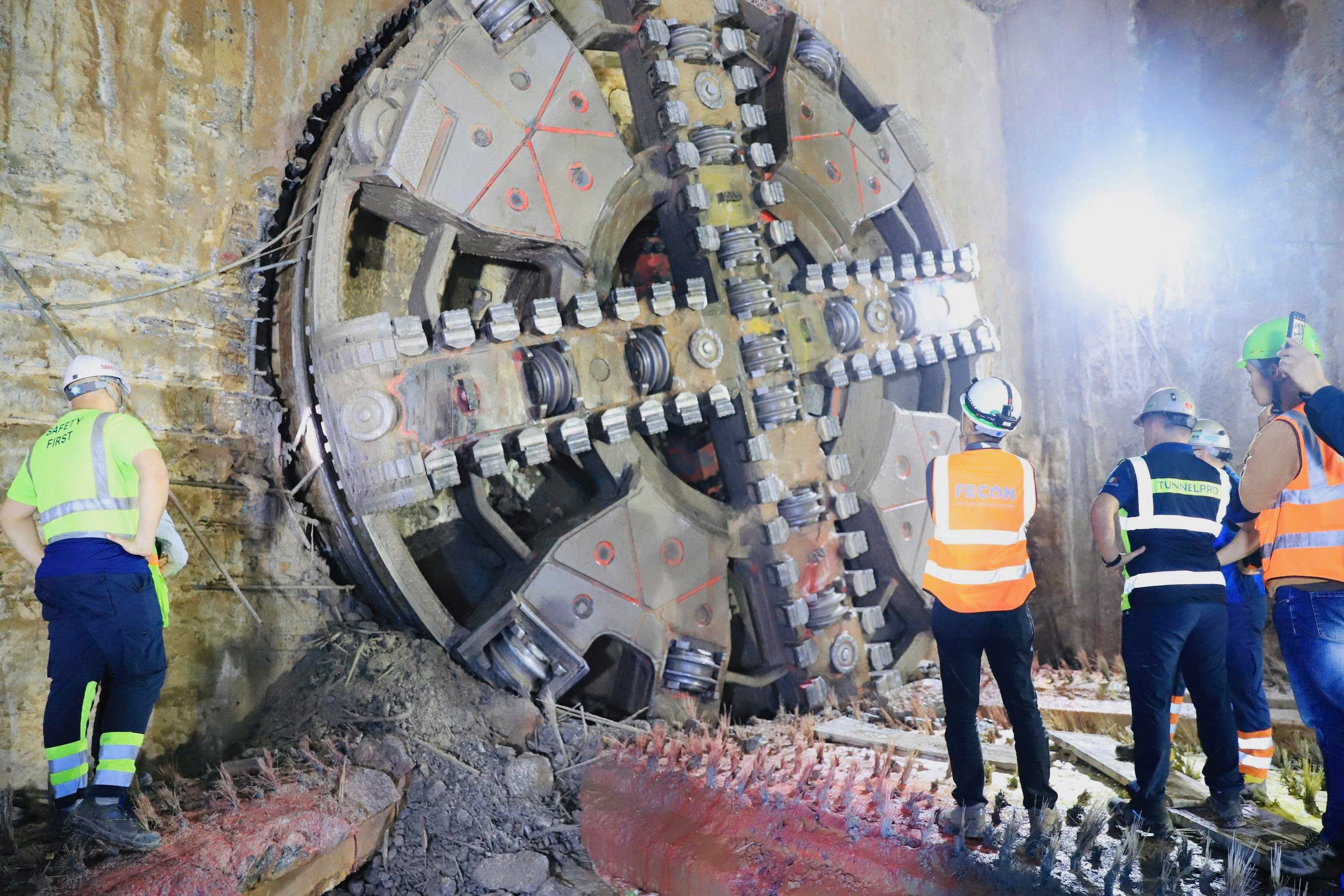 The 'Bold' tunnel boring machine for the Nhon - Hanoi metro line has ...