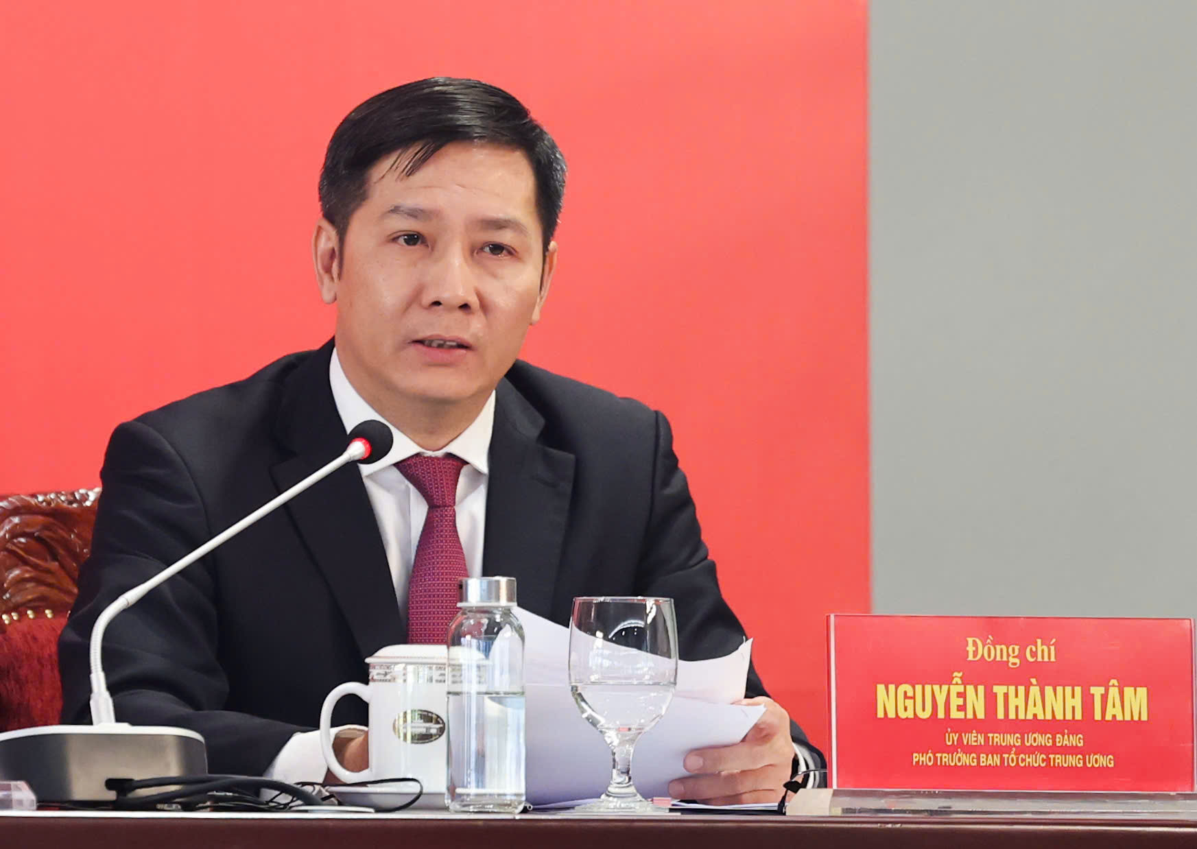 The Deputy Head of the Central Organization Department spoke about the ...