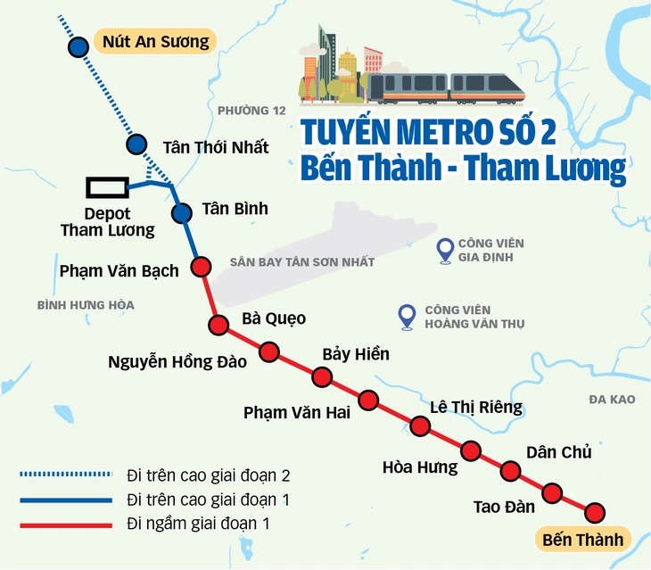 Metro Line 2 Ben Thanh - Tham Luong: Expectations for a landmark ...