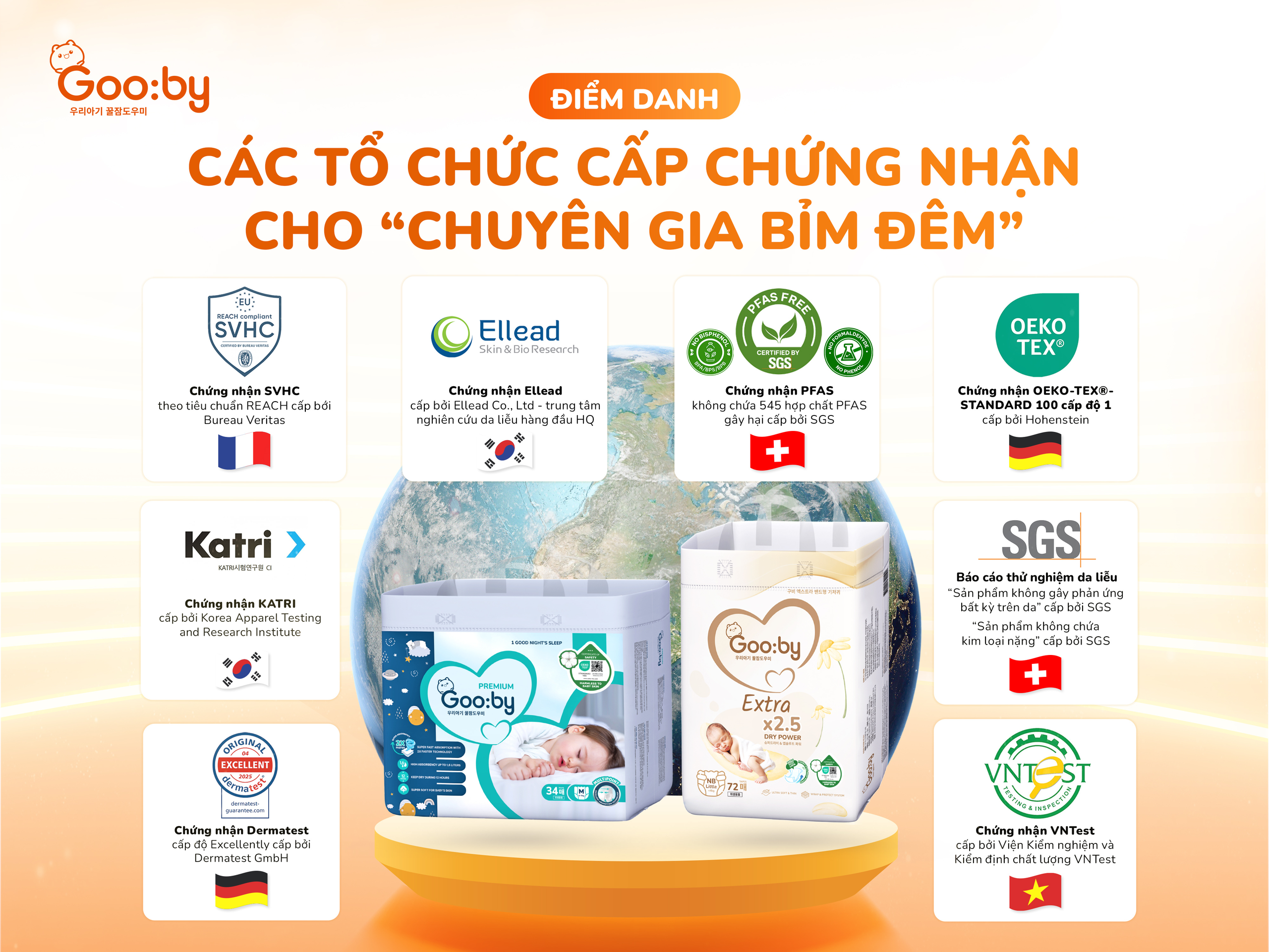 Tã bỉm Gooby và bộ chứng nhận kiểm định chất lượng toàn diện - Tuổi Trẻ ...