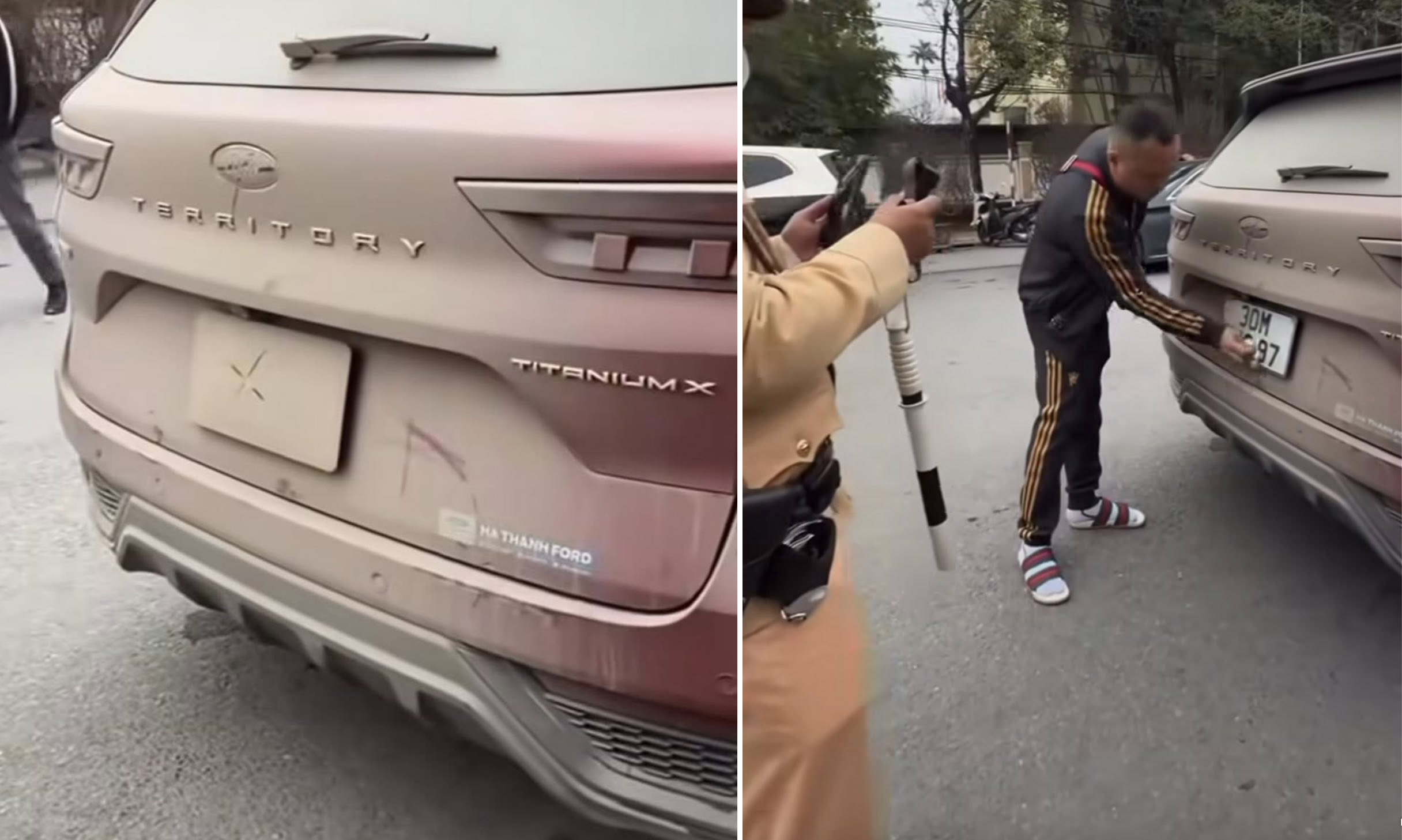 Dân mạng sáng tạo thanh gạt bùn cho biển số ô tô - Tuổi Trẻ Online