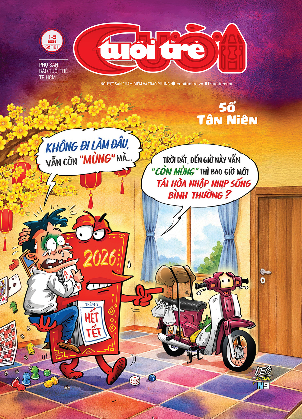 Tuổi Trẻ Cười số 1-3-2026: Còn Tết hết mùng - Tuổi Trẻ Online