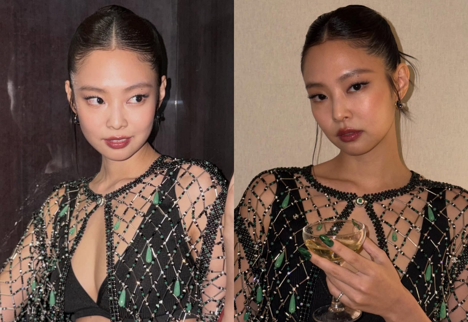 Jennie of BlackPink caused a sensation at the Chanel show.