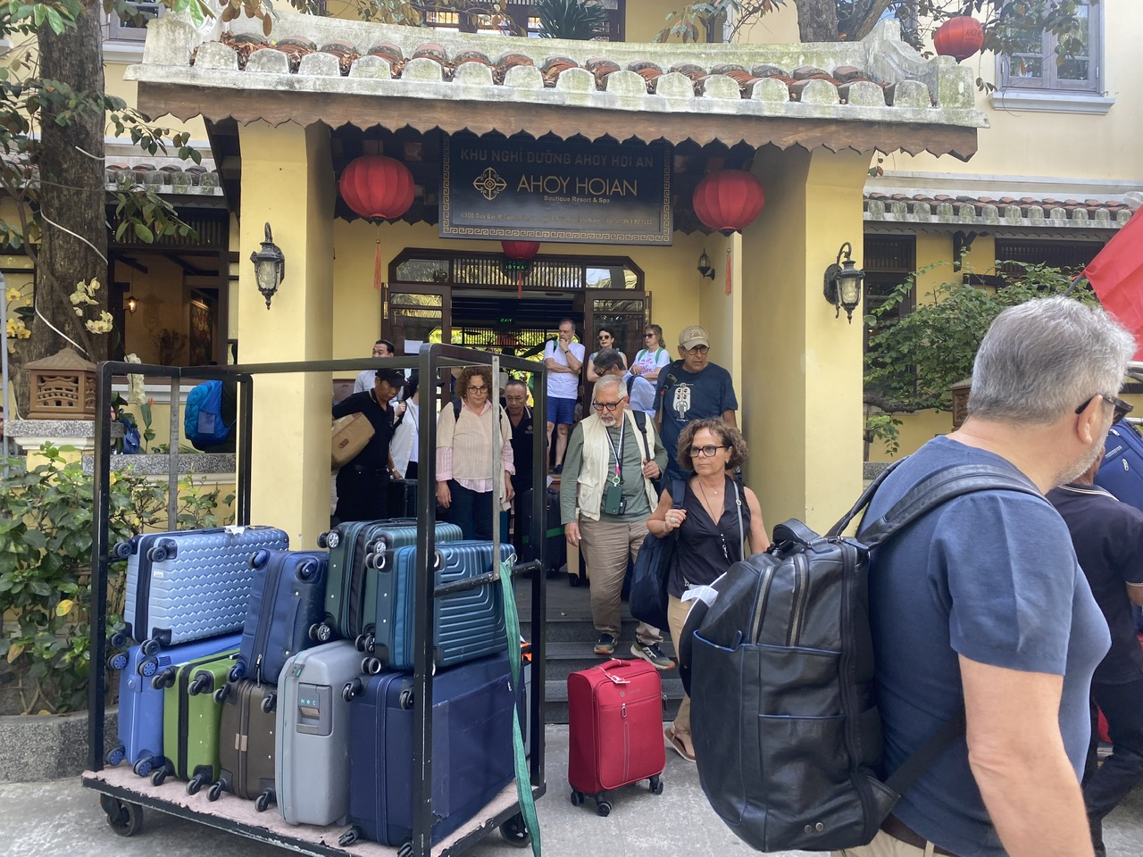 Touristen strömten nach Da Nang und Hoi An, um den Feiertag am 30 ...